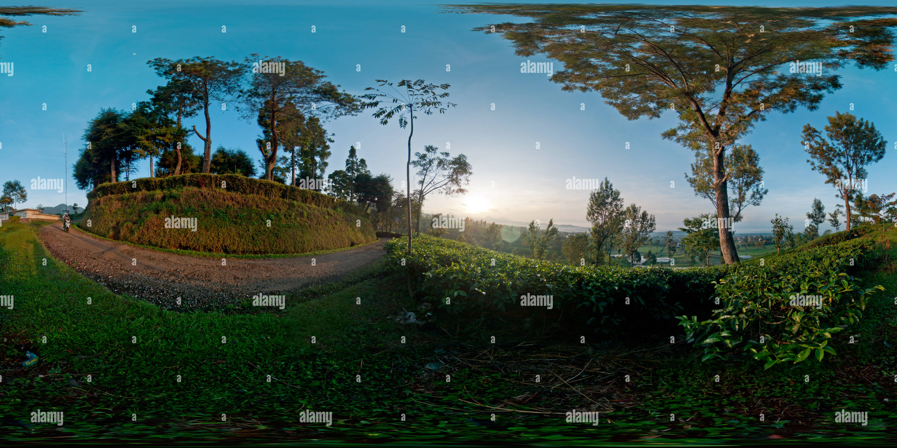 360° view of Sunrise, Desa Sukawana, Bandung - Alamy