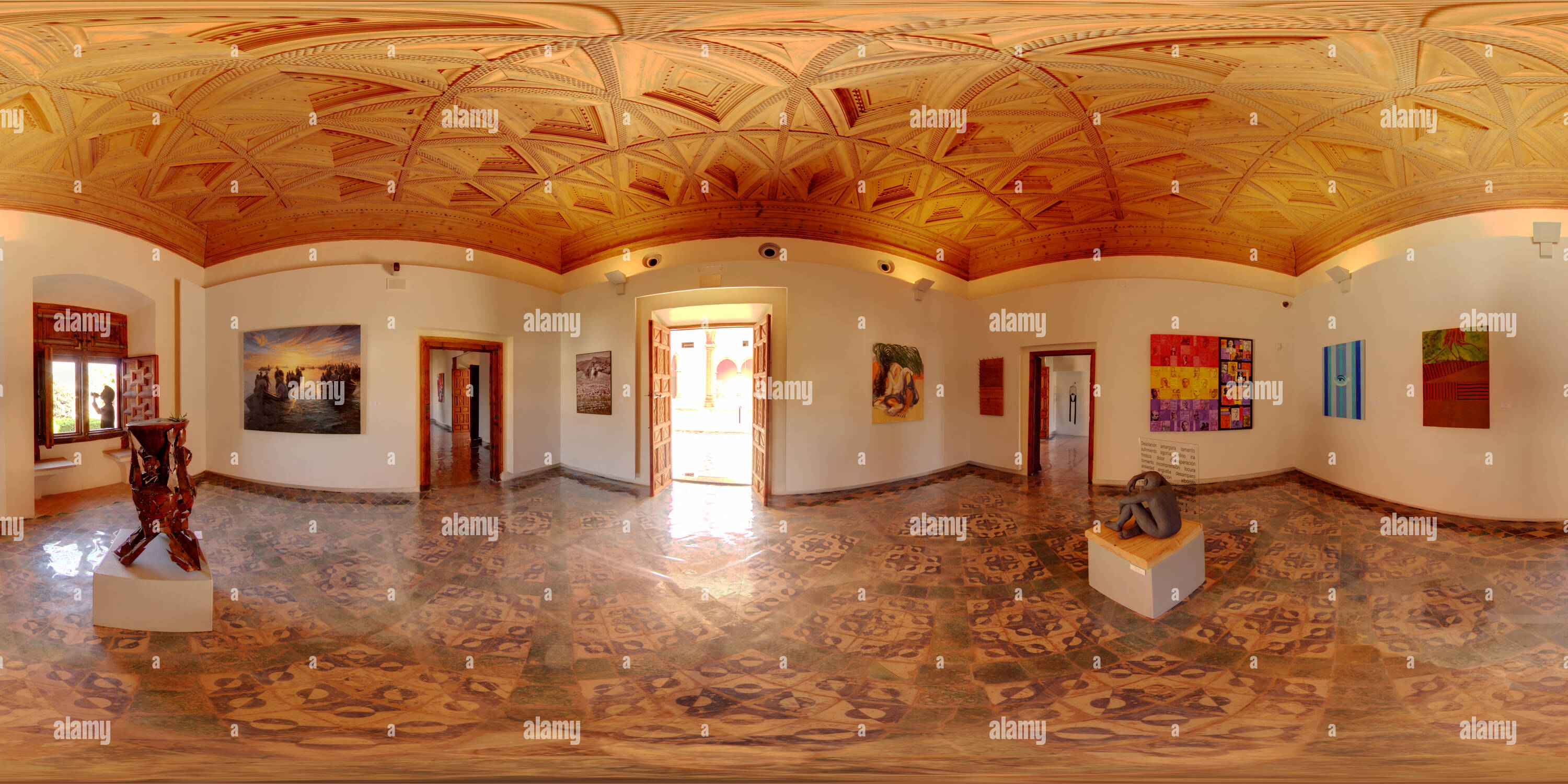 360° view of Alaquas Castle - Sala 2 - Alamy