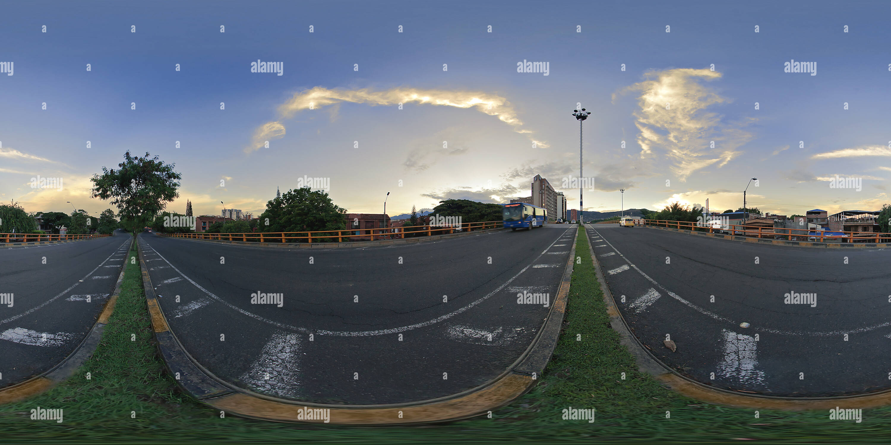 360° view of Puente de la carrera 50 con Autpista Sur, Cali , (V), COL ...