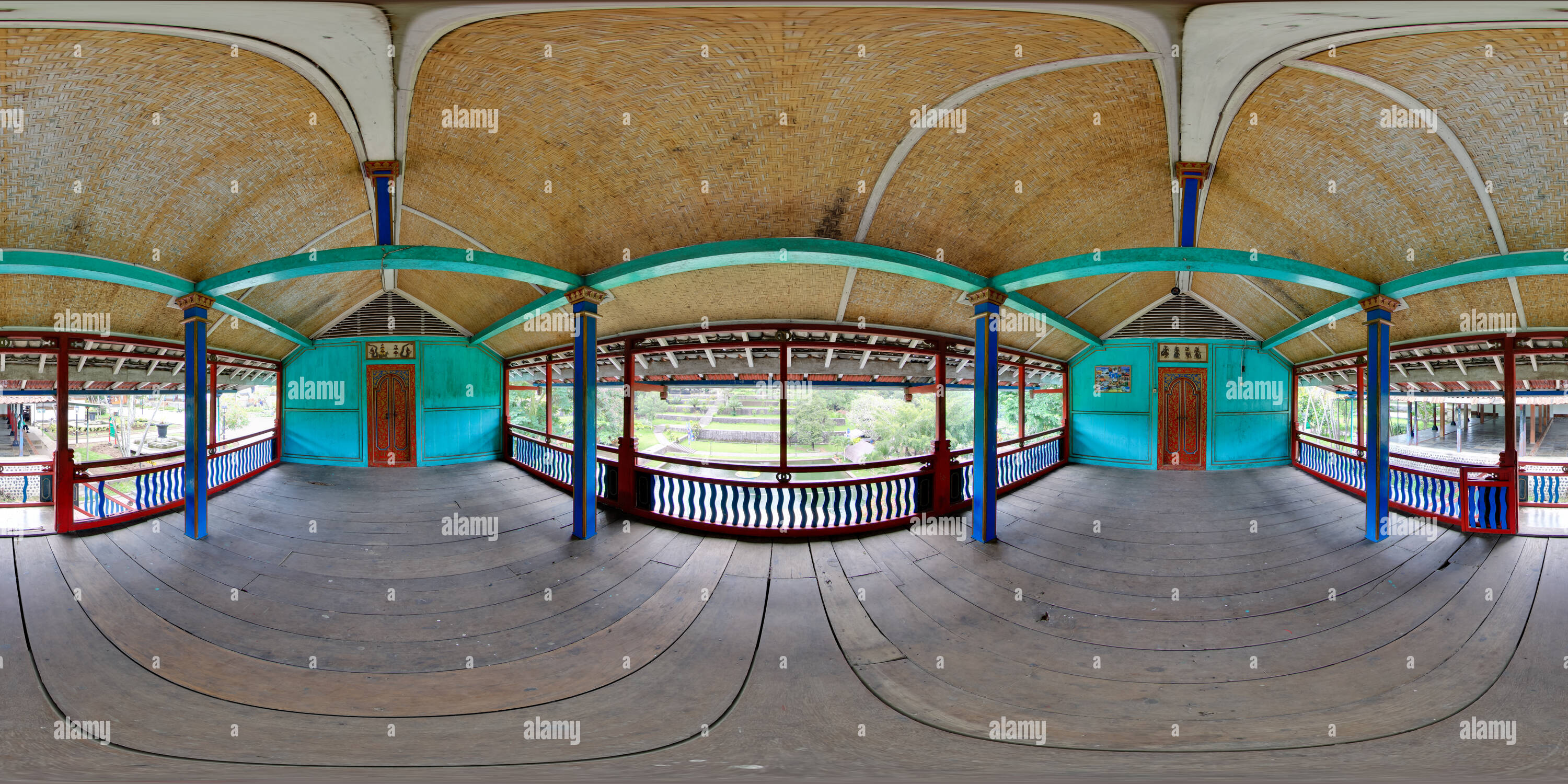 360° view of Bale Terang at Narmada Park - Alamy