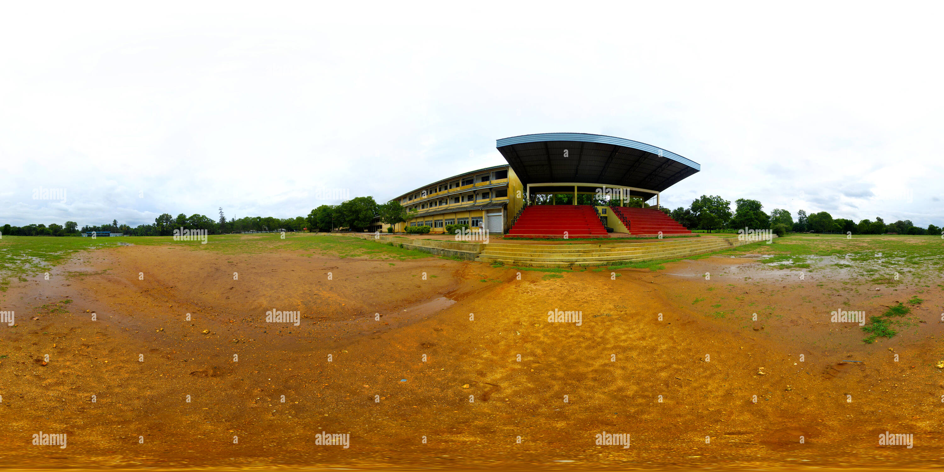 360° view of In front of the Pavilion of President's College ...