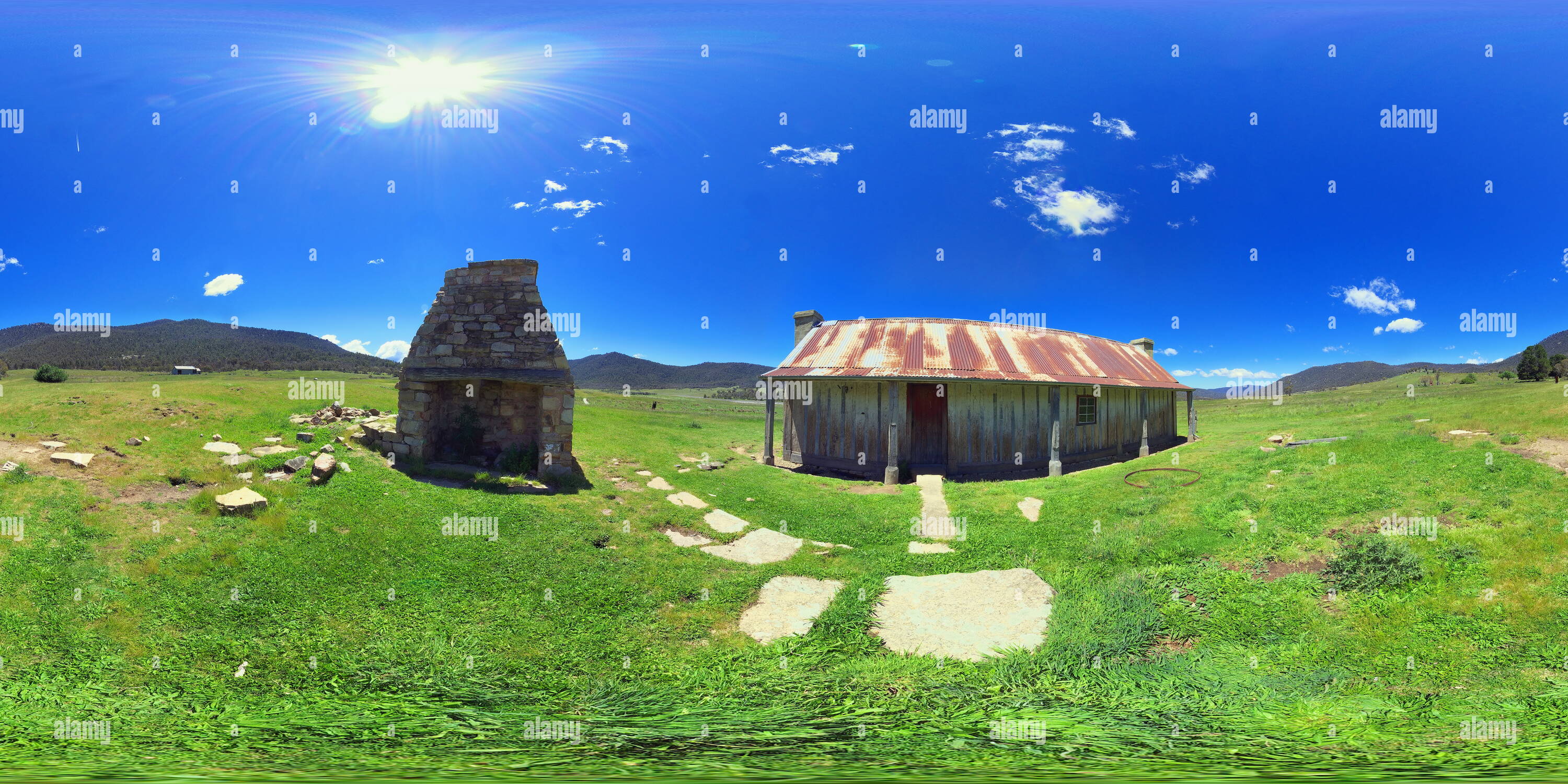 360° view of Namadgi NP - Orroral Homestead (Rear - Alamy