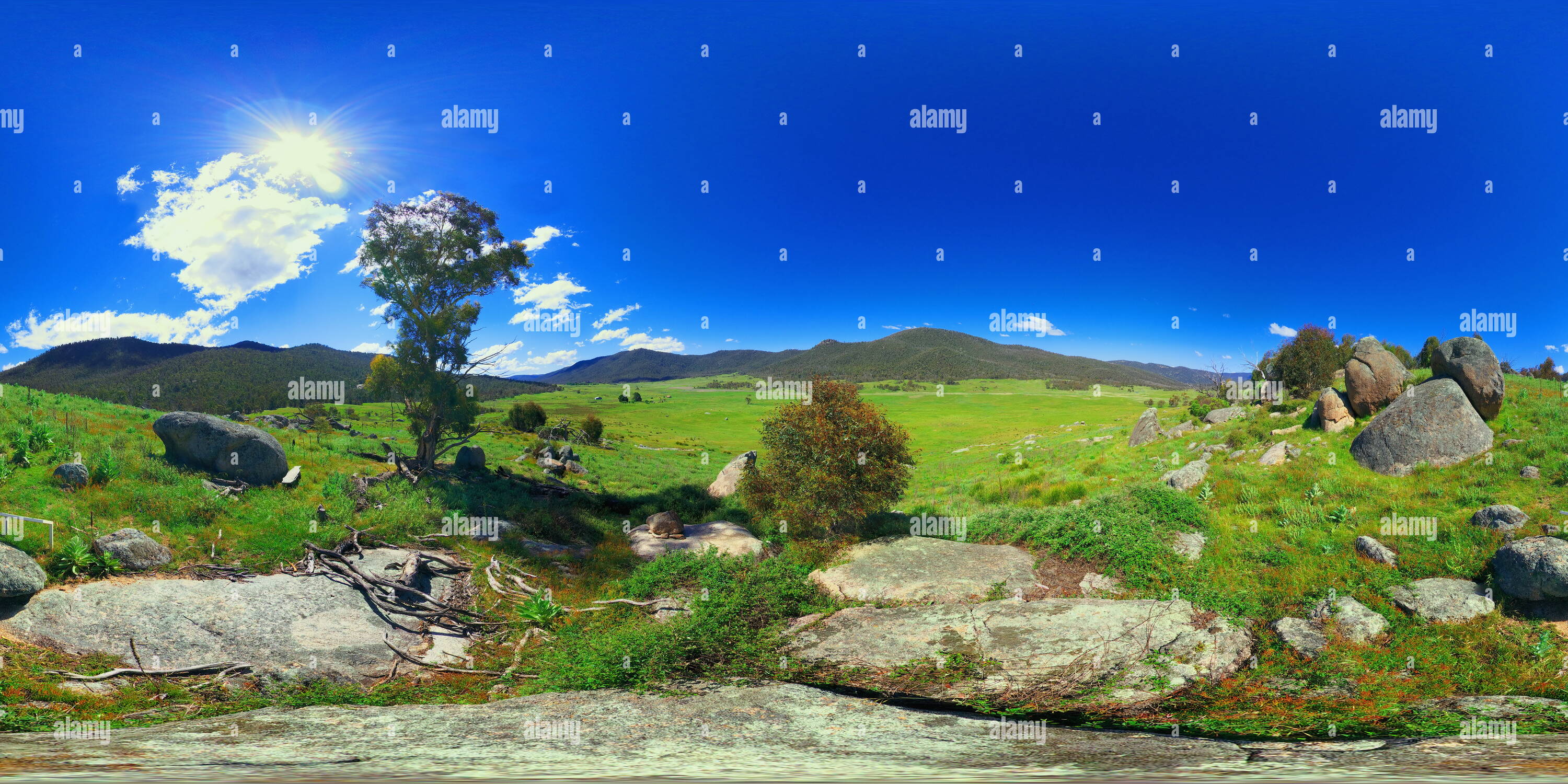 360° view of Namadgi NP - Orroral Valley 1 - Alamy