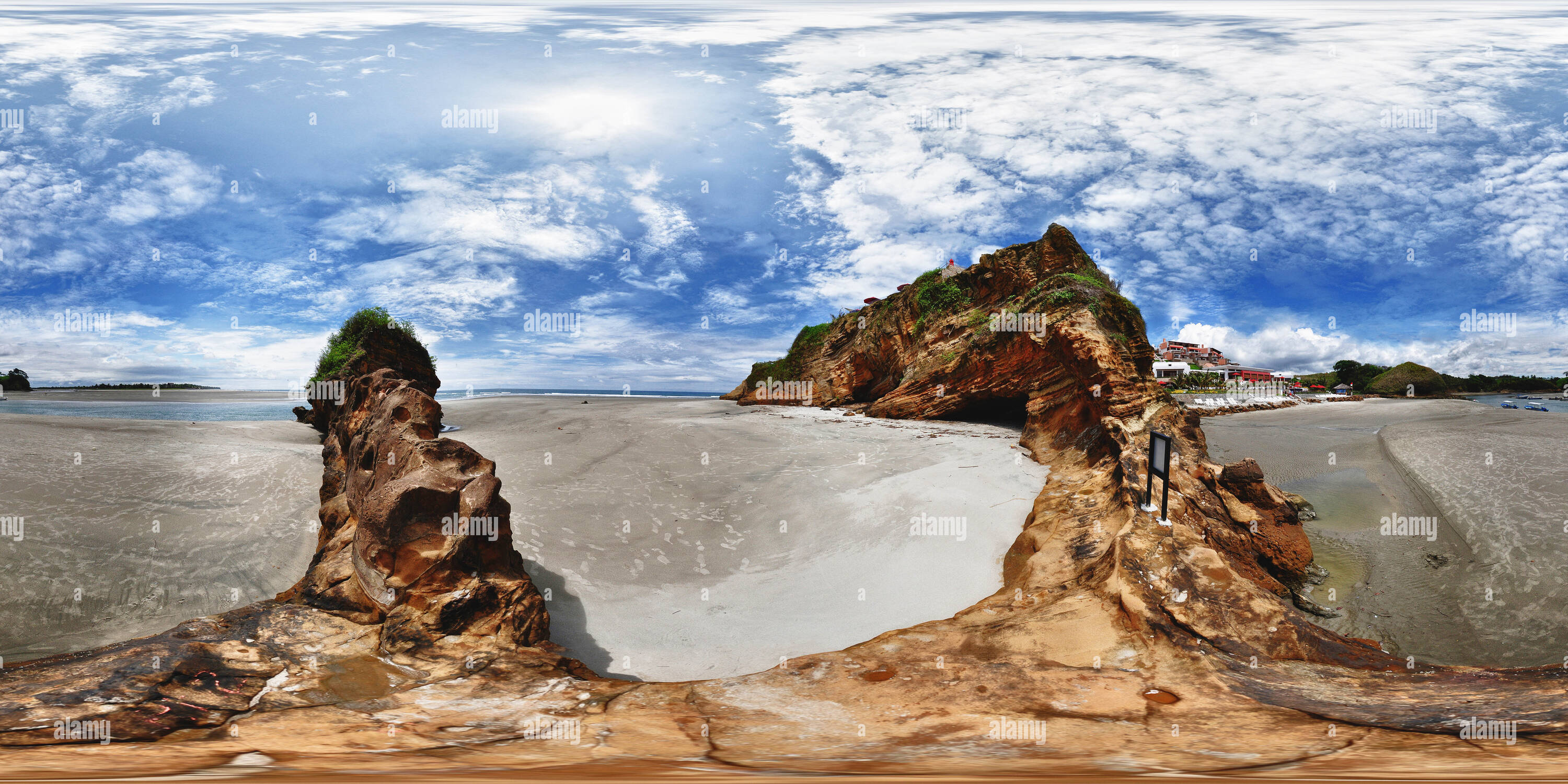360° view of Decameron Mompiche - Beach Esmeraldas - Alamy