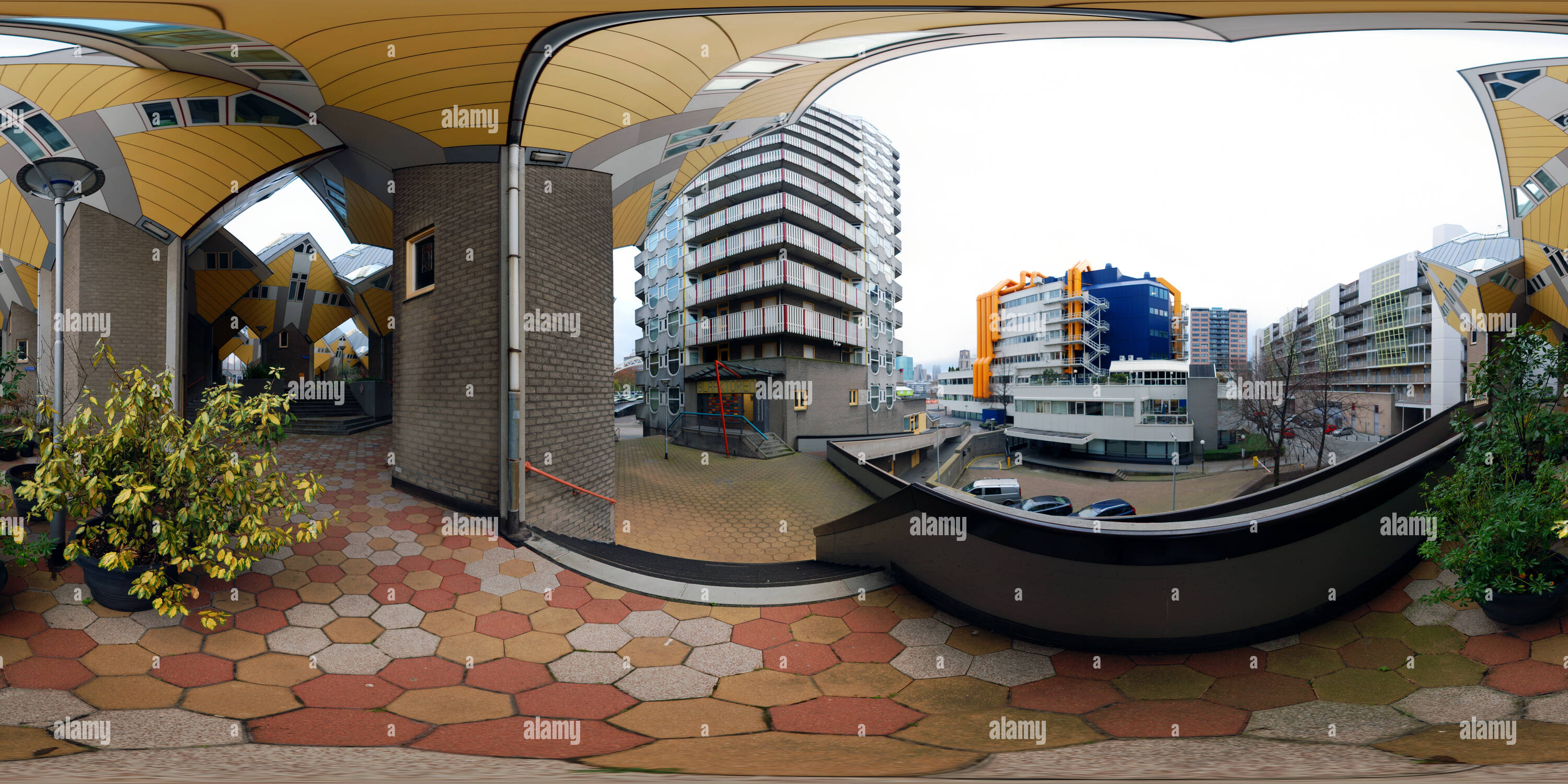 360° view of Cube houses Rotterdam - Alamy