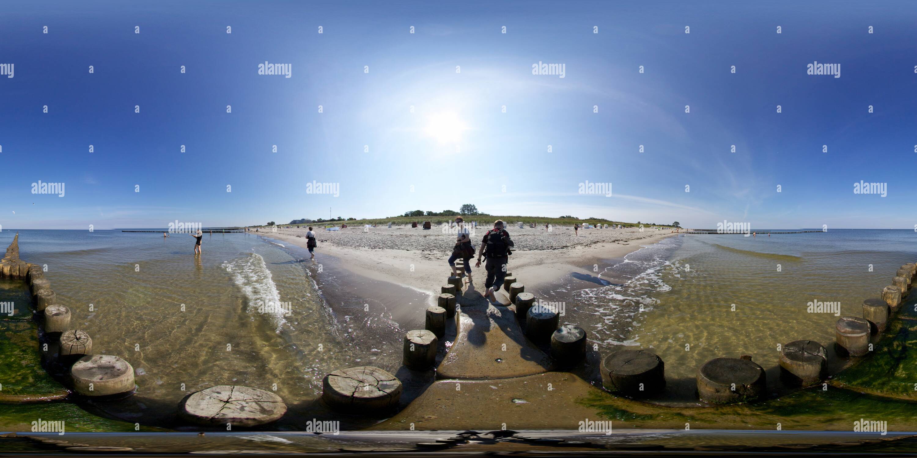 360° view of Darss - Ahrenshoop Strand 1 - Alamy