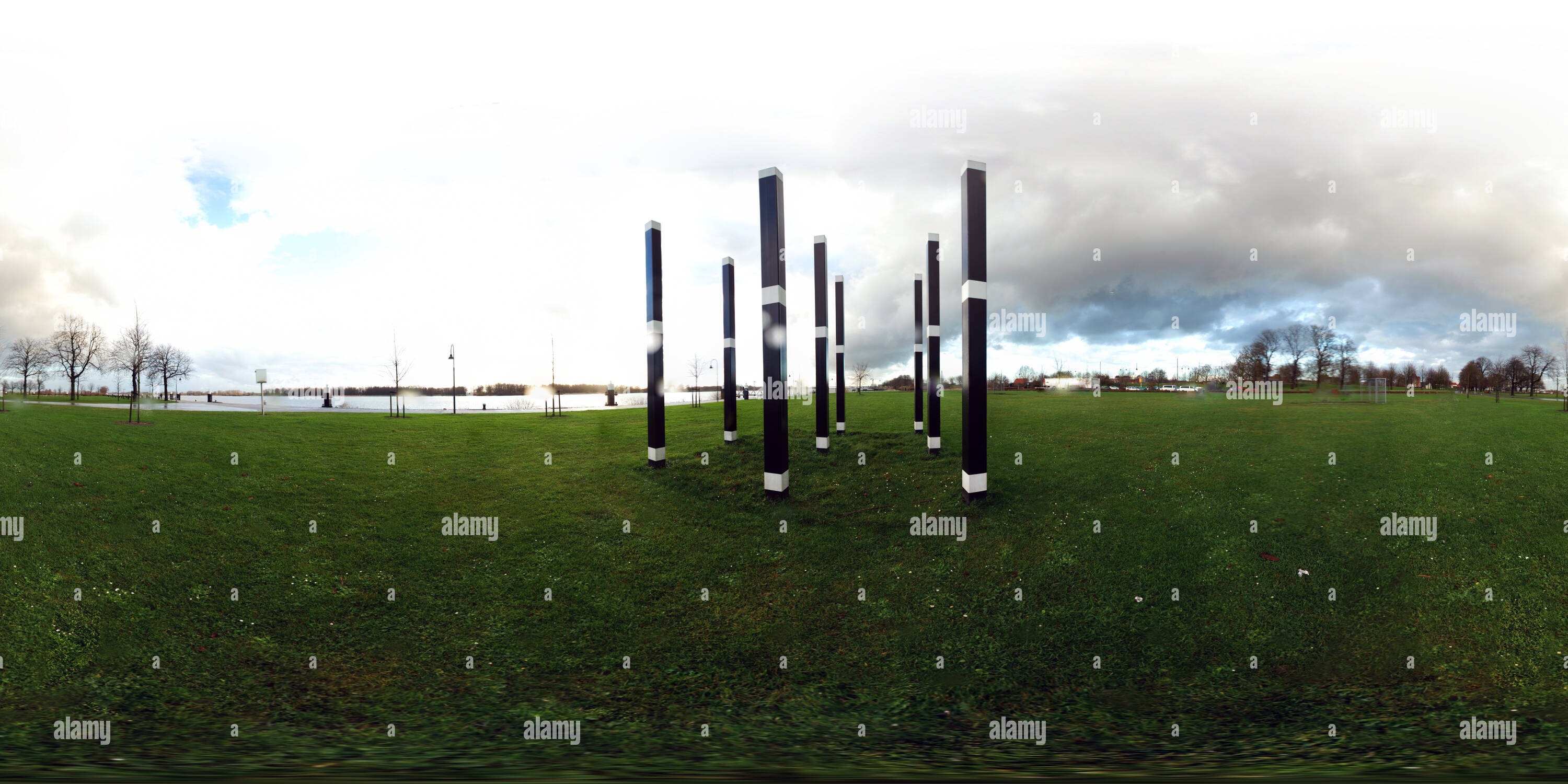 360° view of After the rain - Alamy