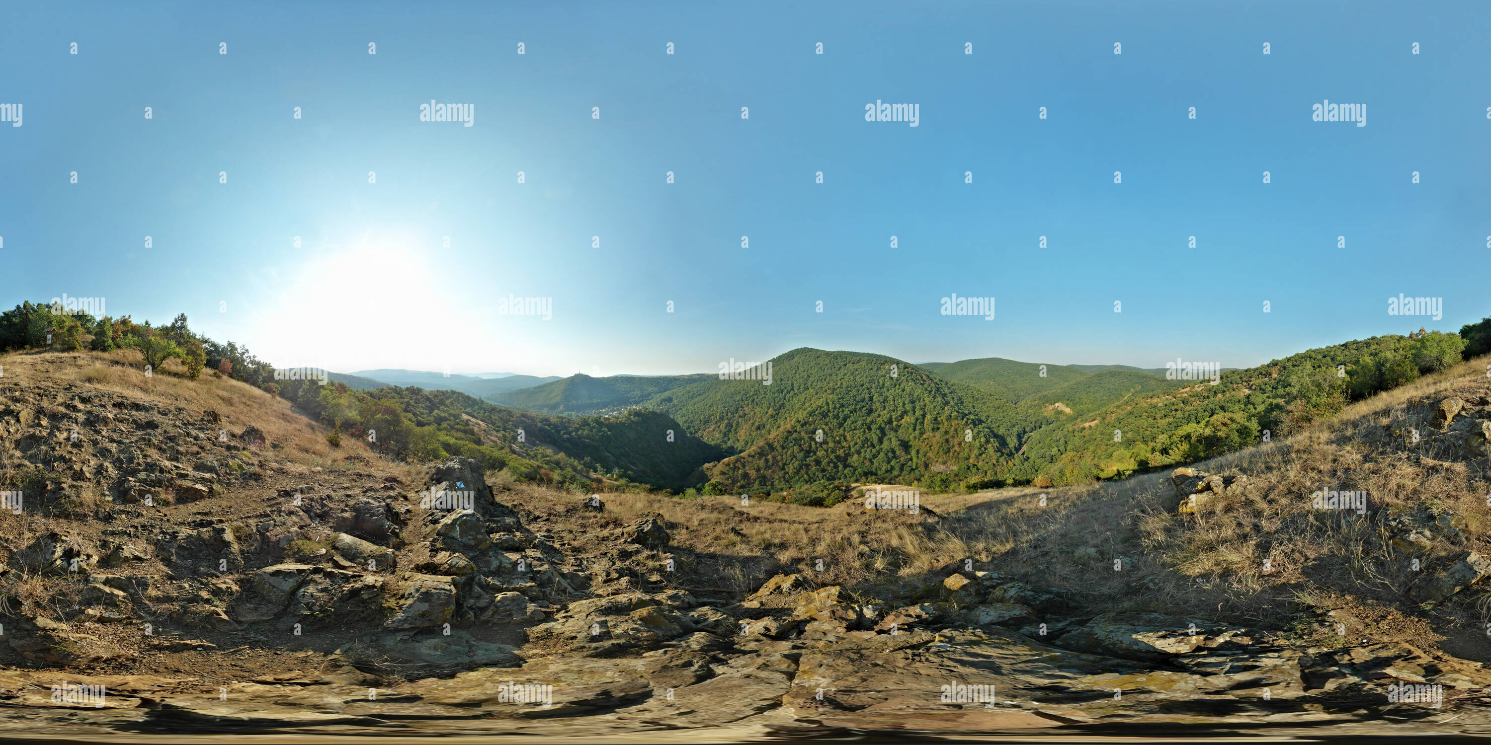 360° view of Lookout point near Szarvasko - Alamy