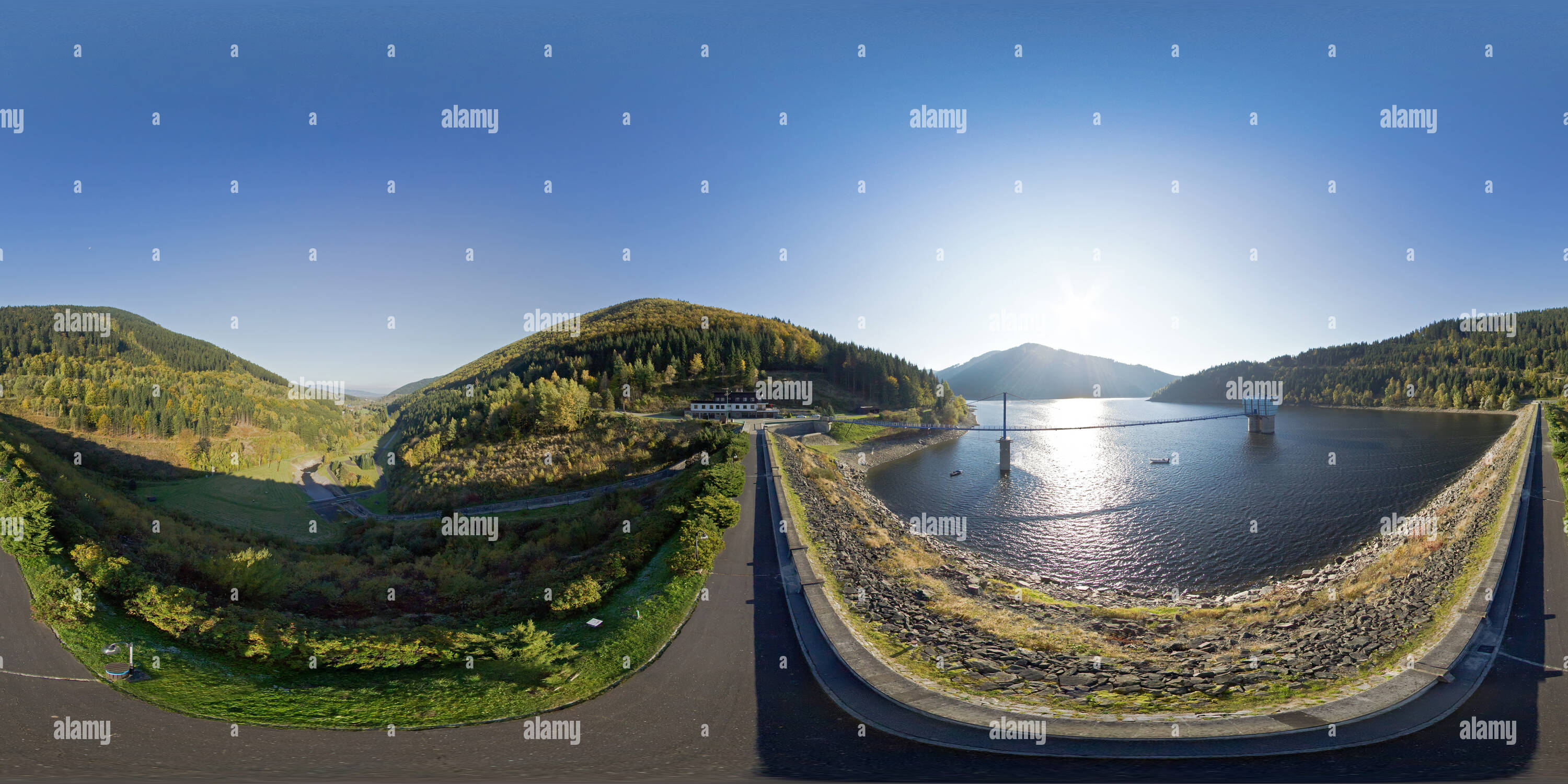 360° view of Přehrada Šance z ptačí perspektivy - Alamy
