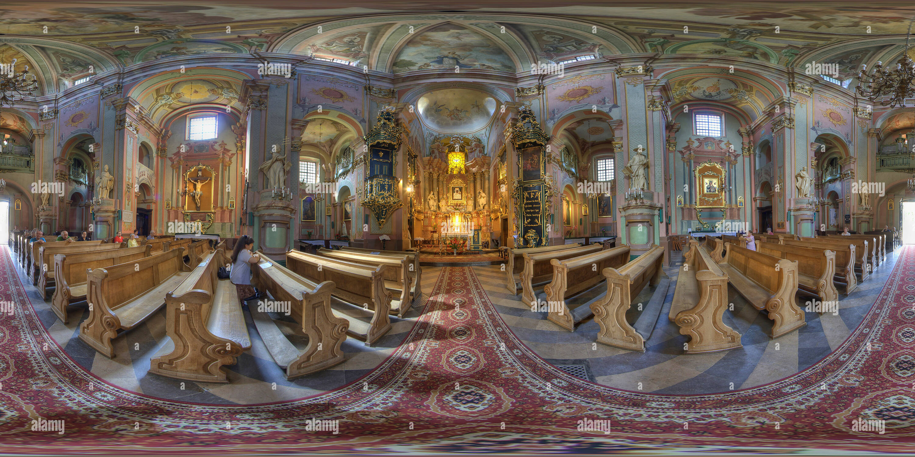 360° view of Church in Wlodawa - Alamy