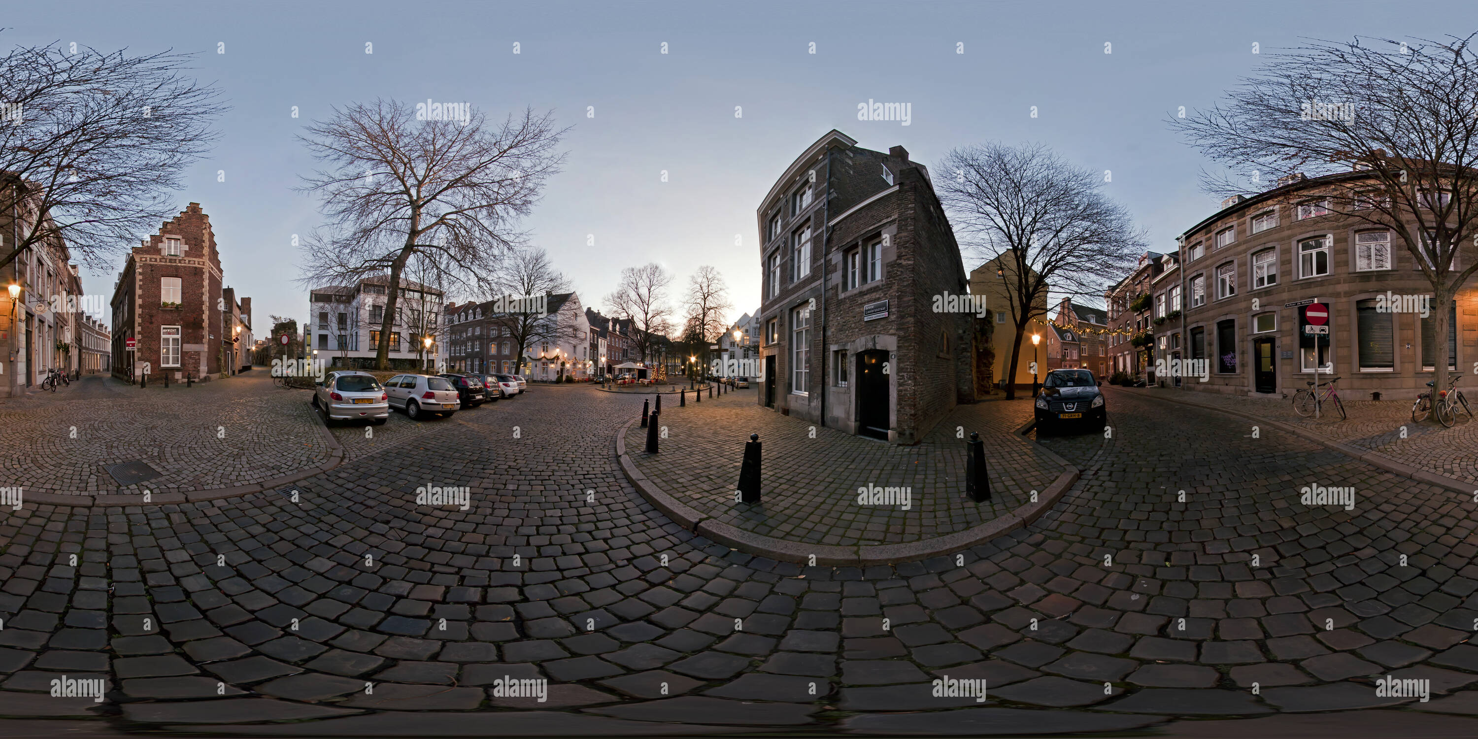 360° view of Netherlands: Streets in the Jekerwartier, Maastricht - Alamy