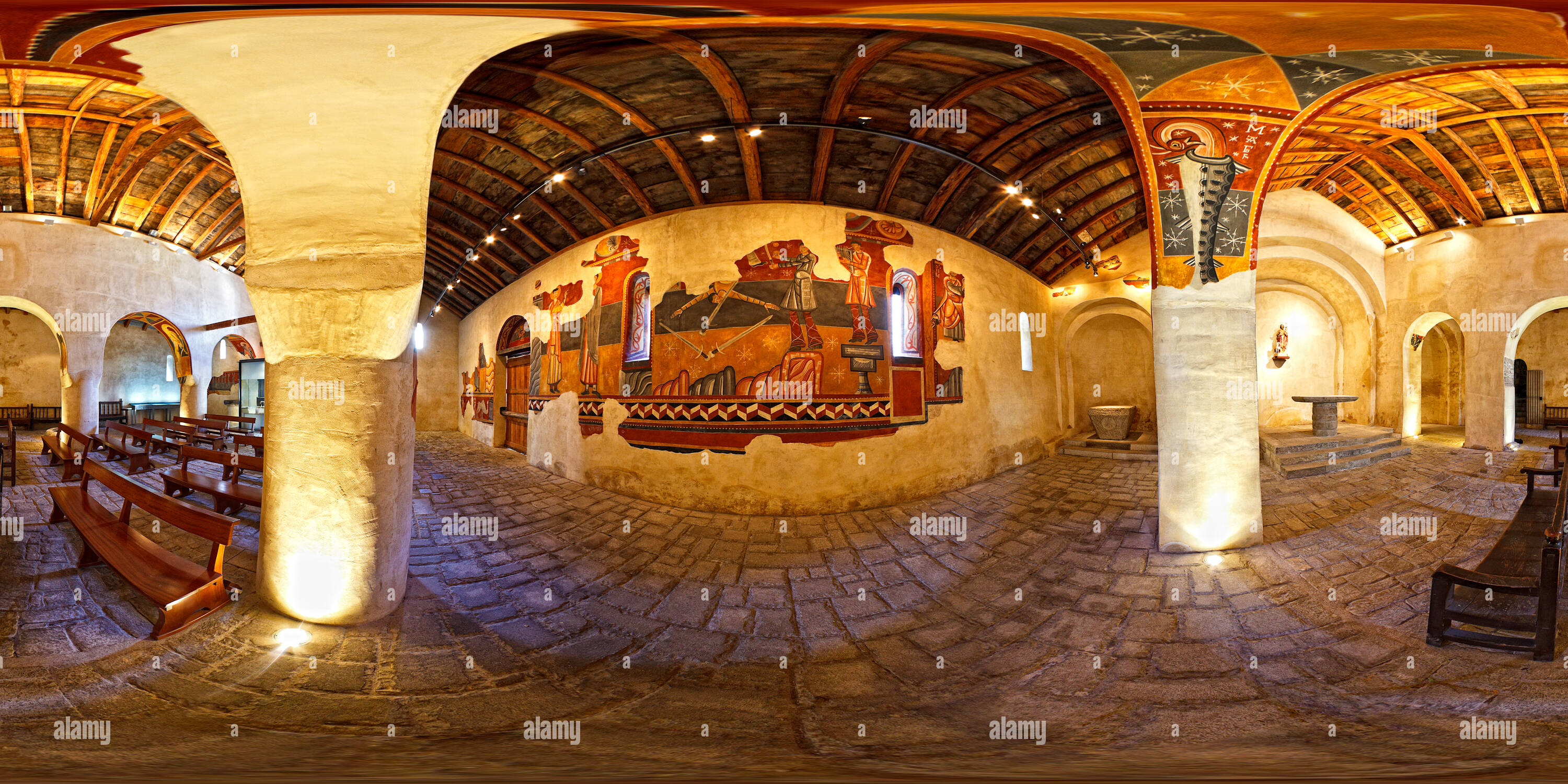 360° view of s.joan de boi. vall de boi. llelida. spain - Alamy