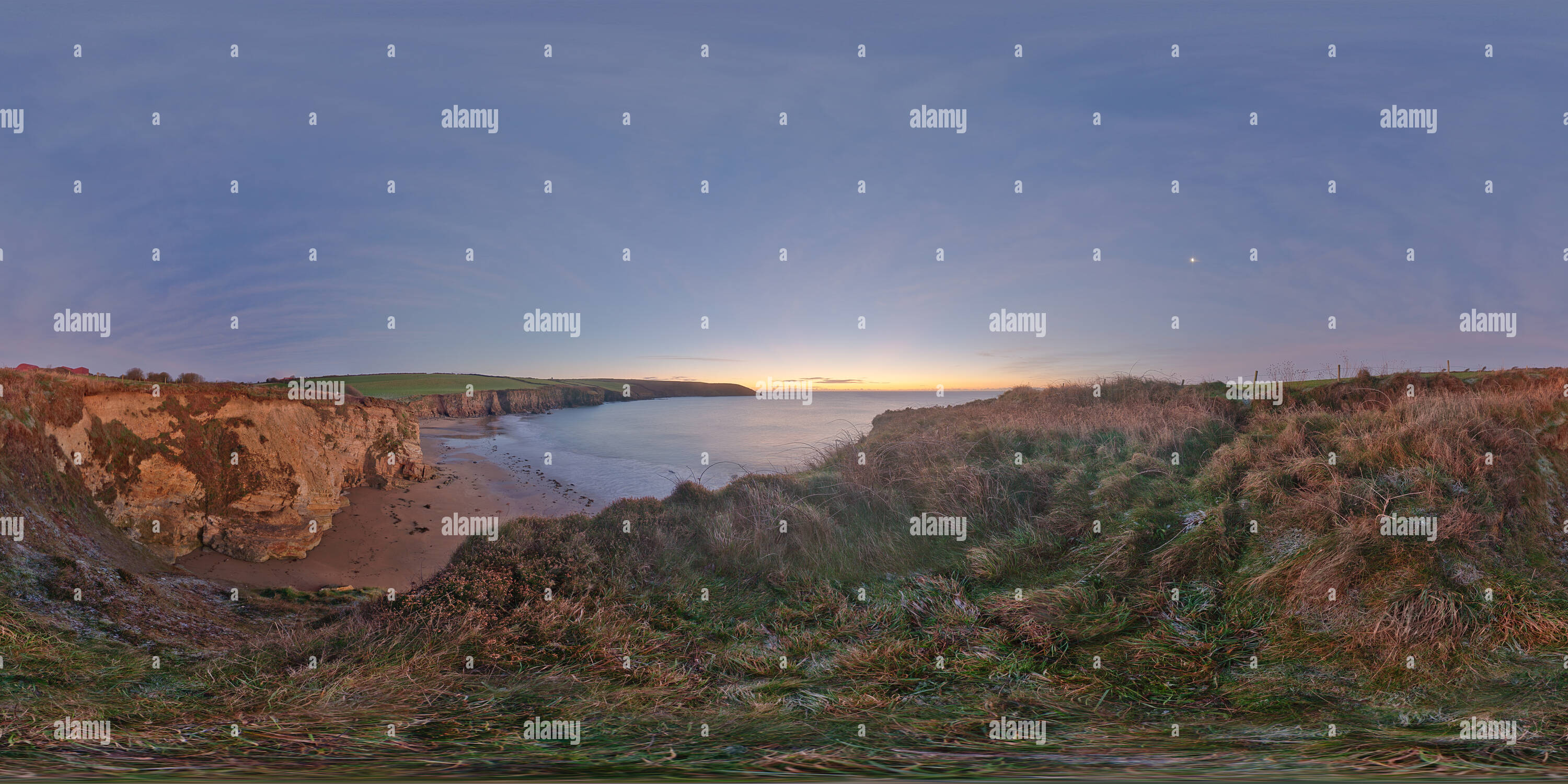 360° view of Rocky Bay Klif - Alamy