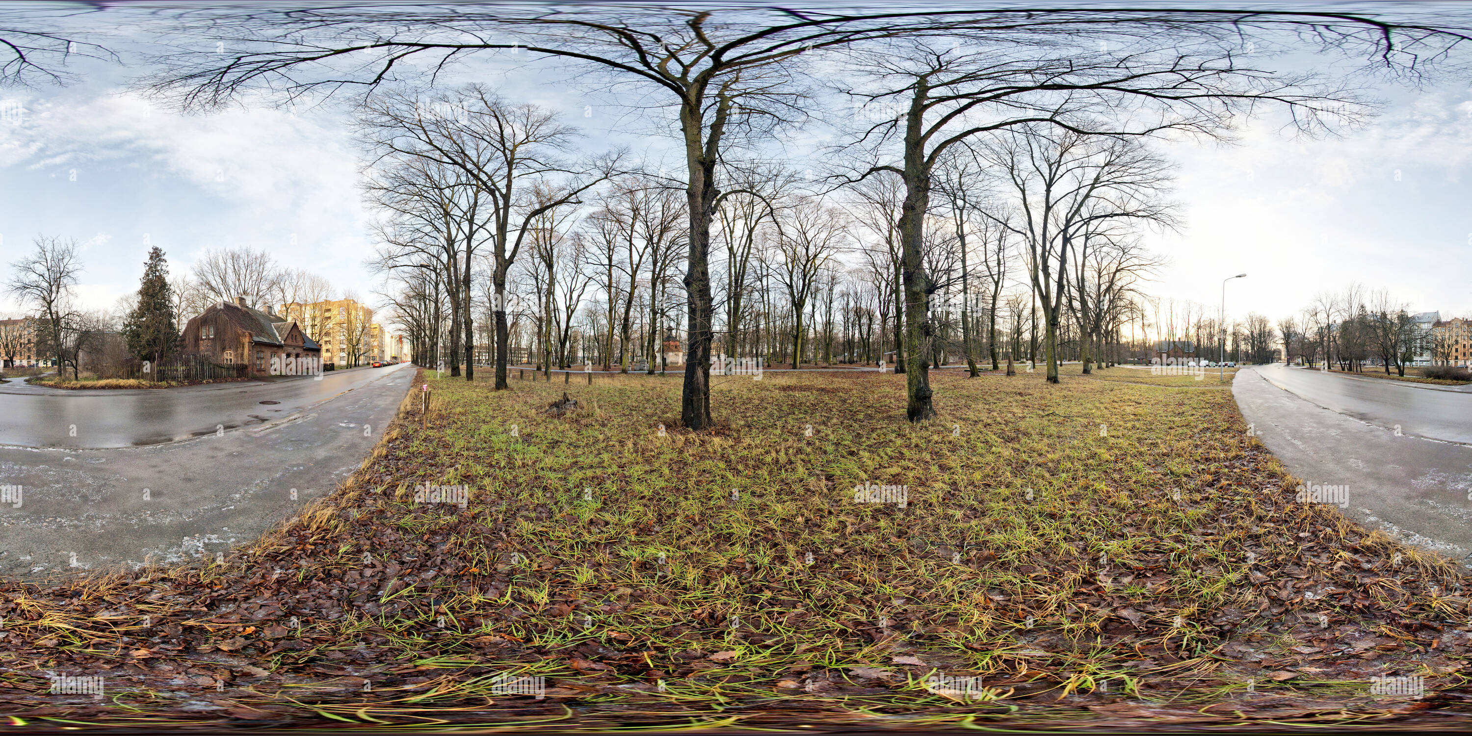 360° view of Klusā street in Brasa neighbourhood of Riga - Alamy