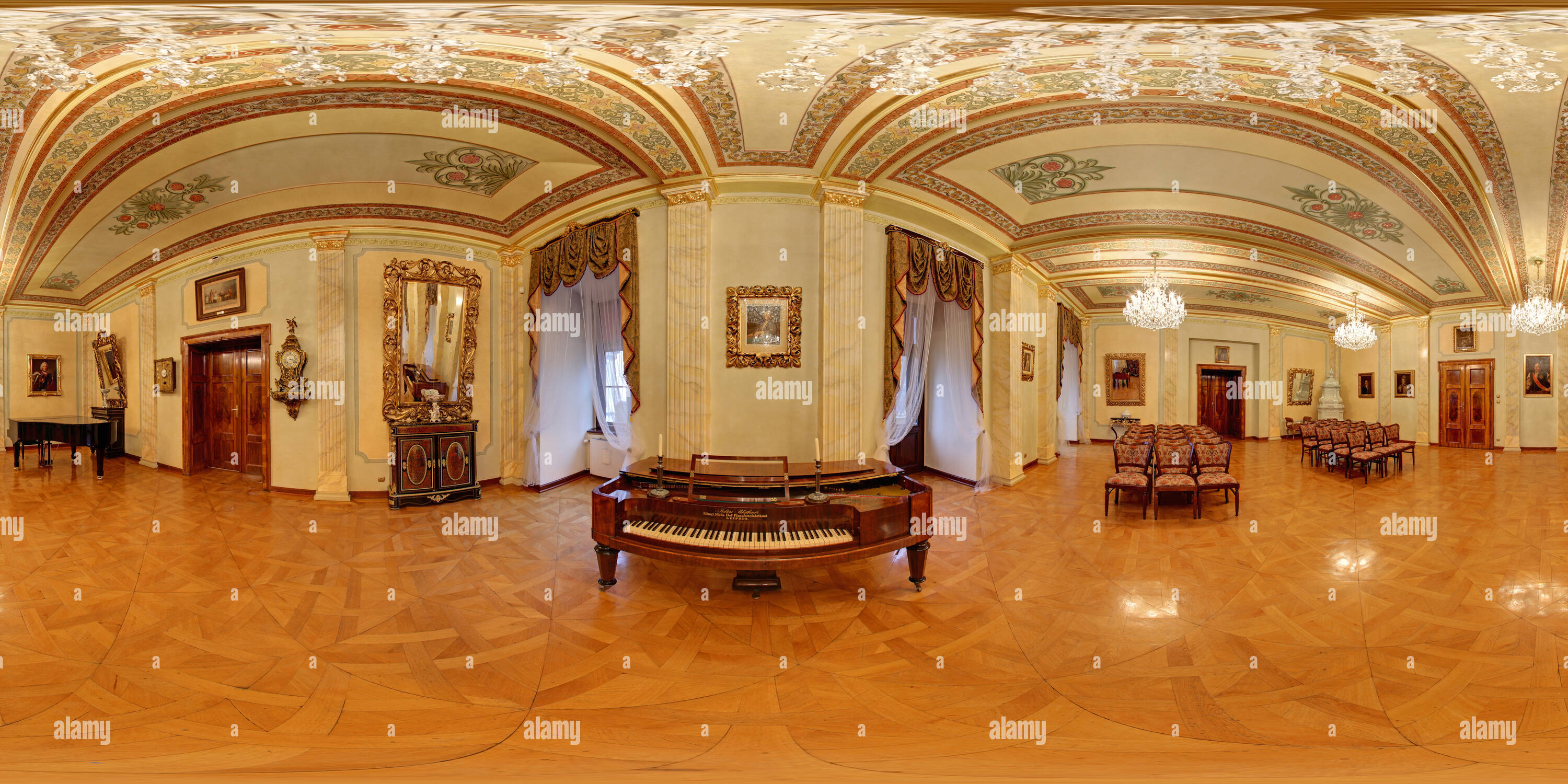 360° view of The Castle and Museum in Bielsko-Biała - Alamy