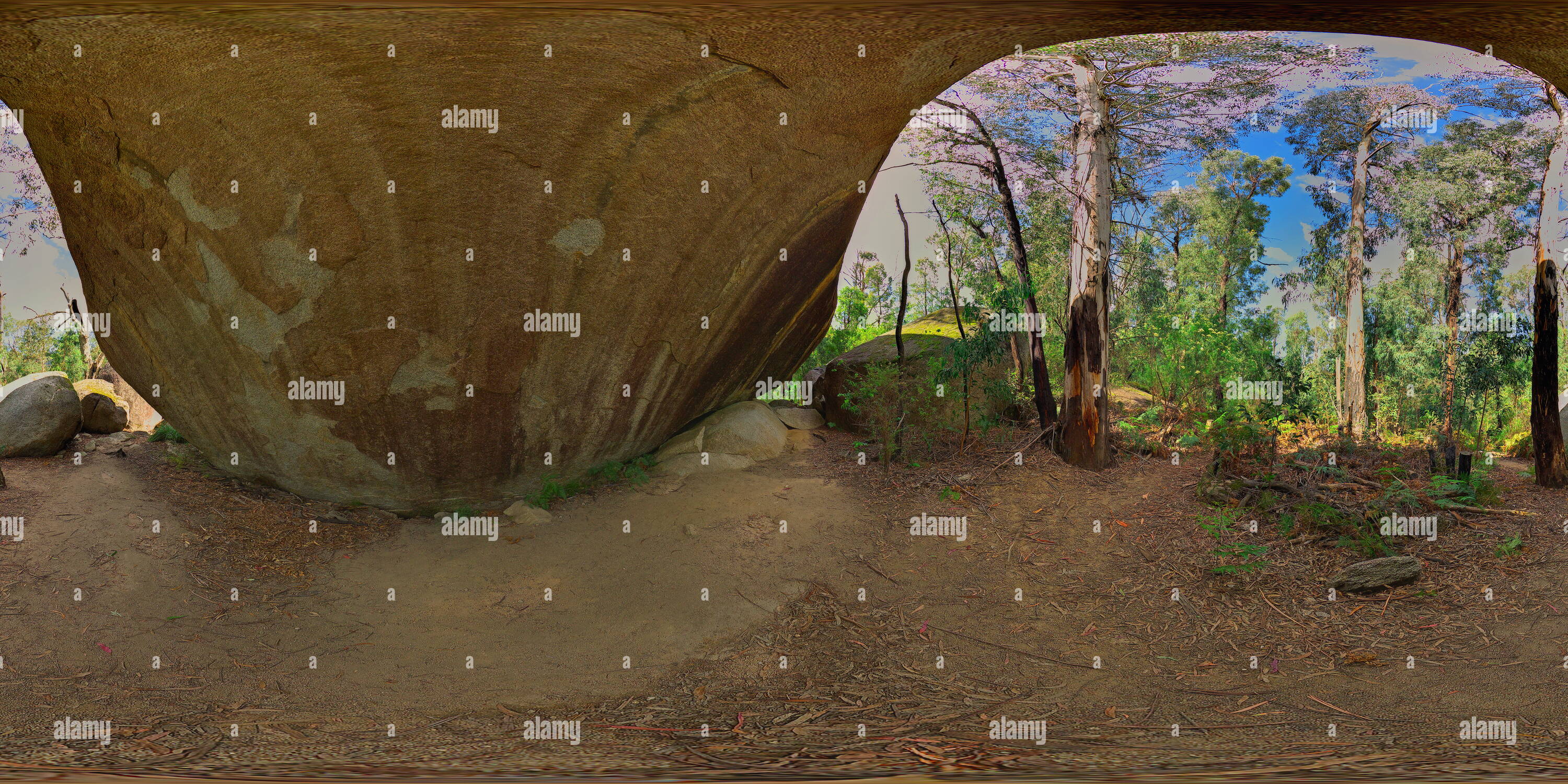 360° view of Tidbinbilla NR - Hanging Rock - Alamy