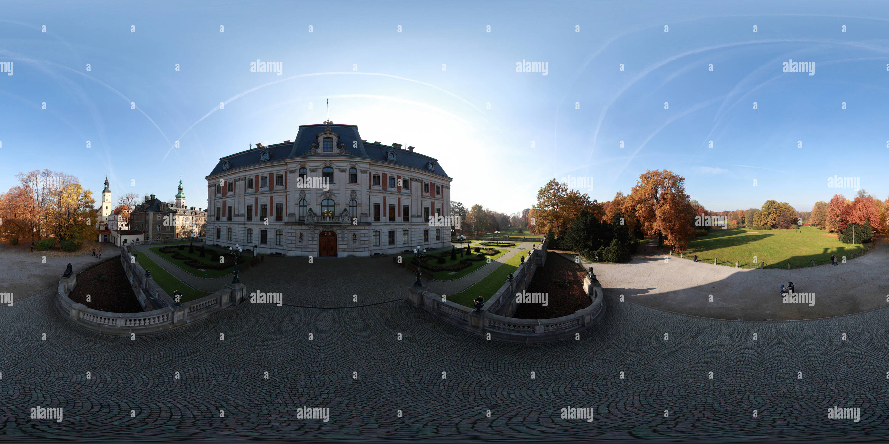 360° view of Palac in Pszczyna - Alamy