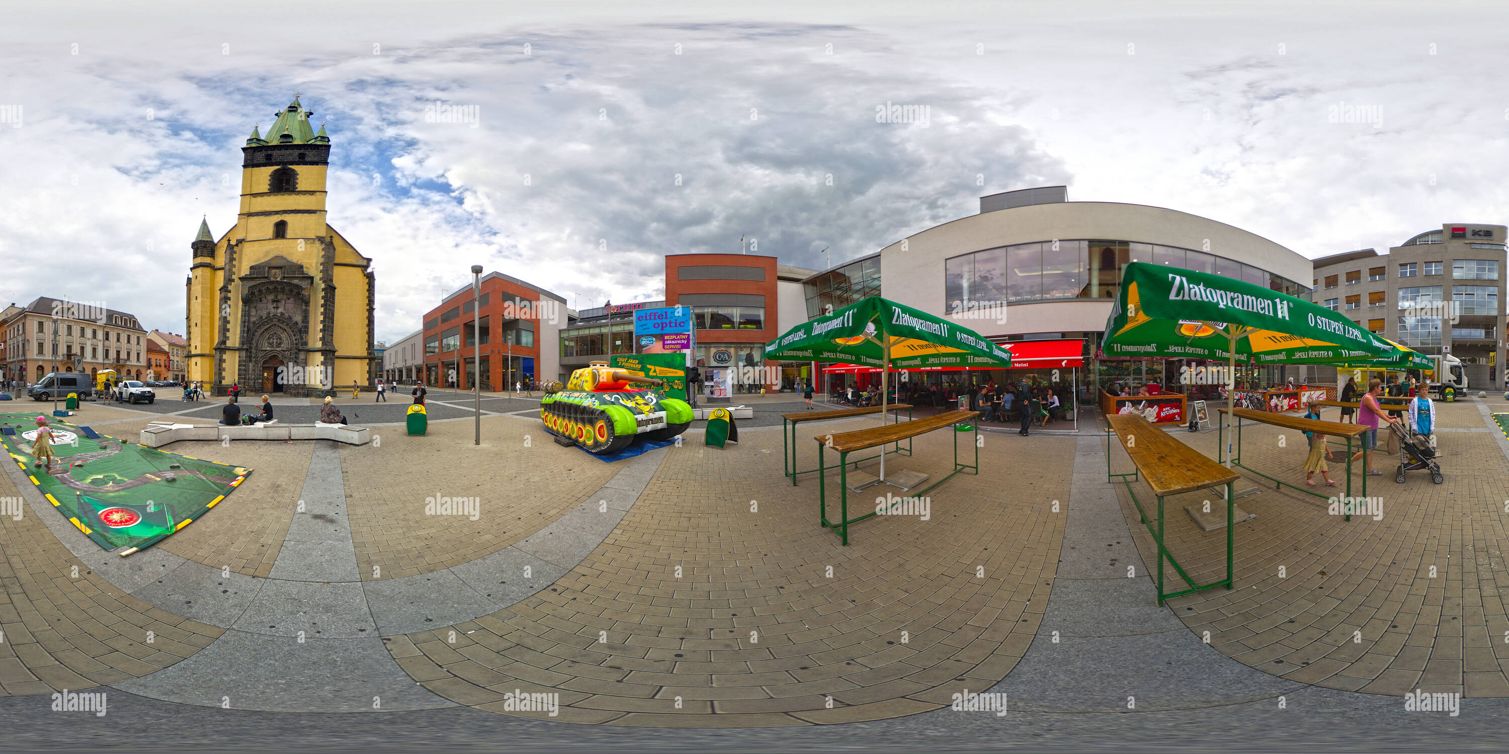 360° view of Ústí nad Labem - Alamy
