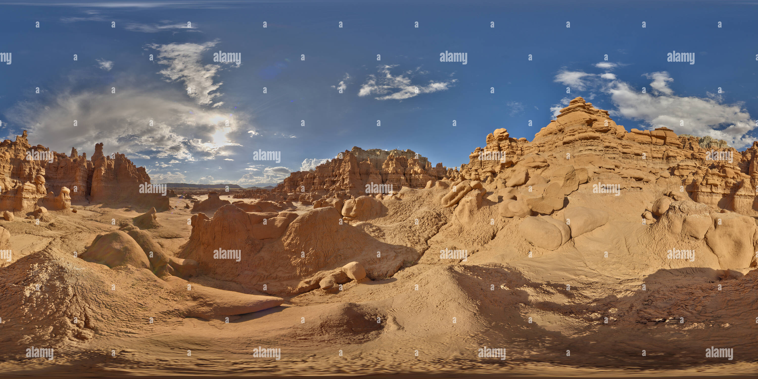 360° view of Goblin Valley State Park, Utah - Alamy