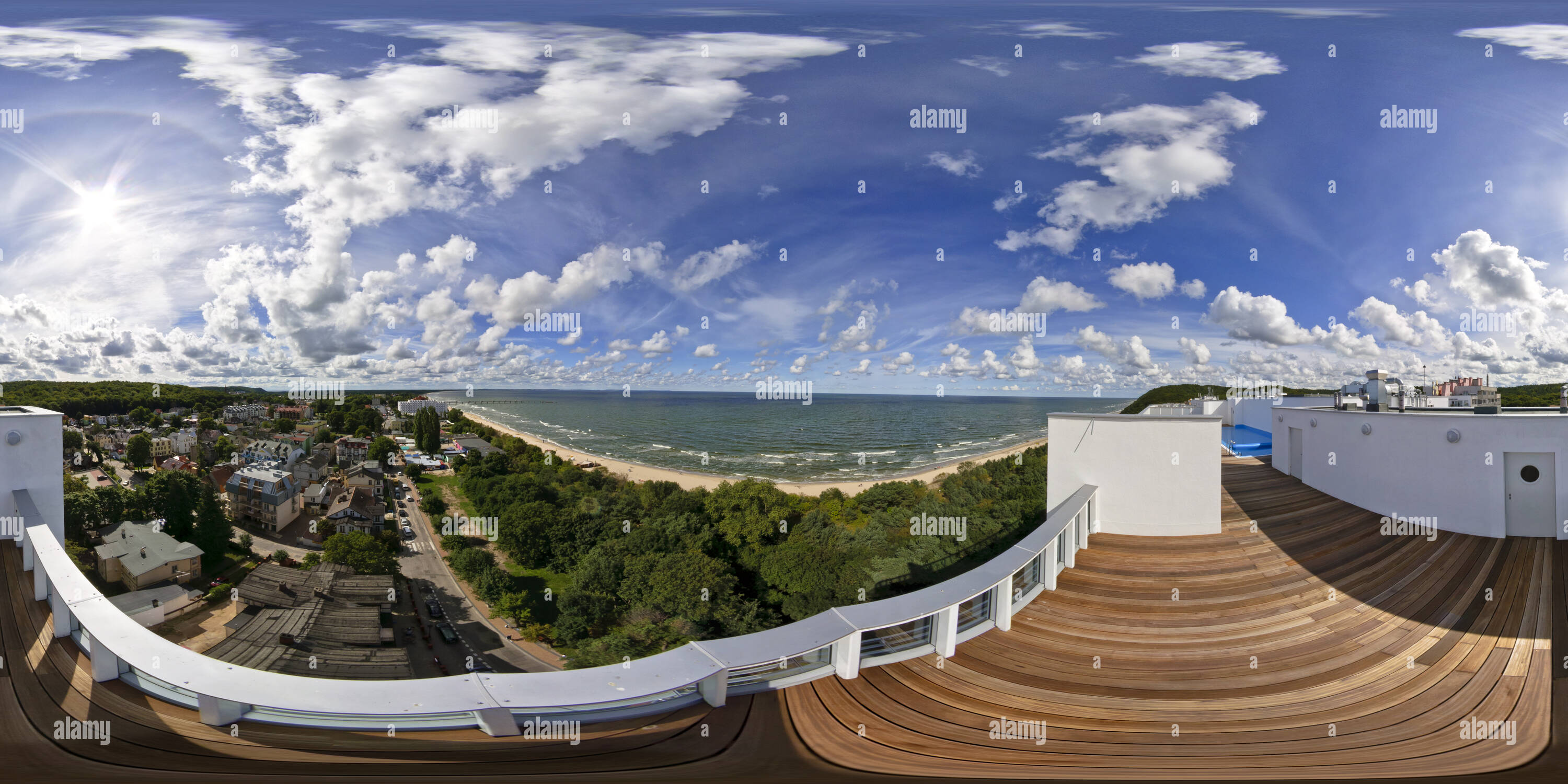 360° view of View from Wechta Baltic building - Alamy