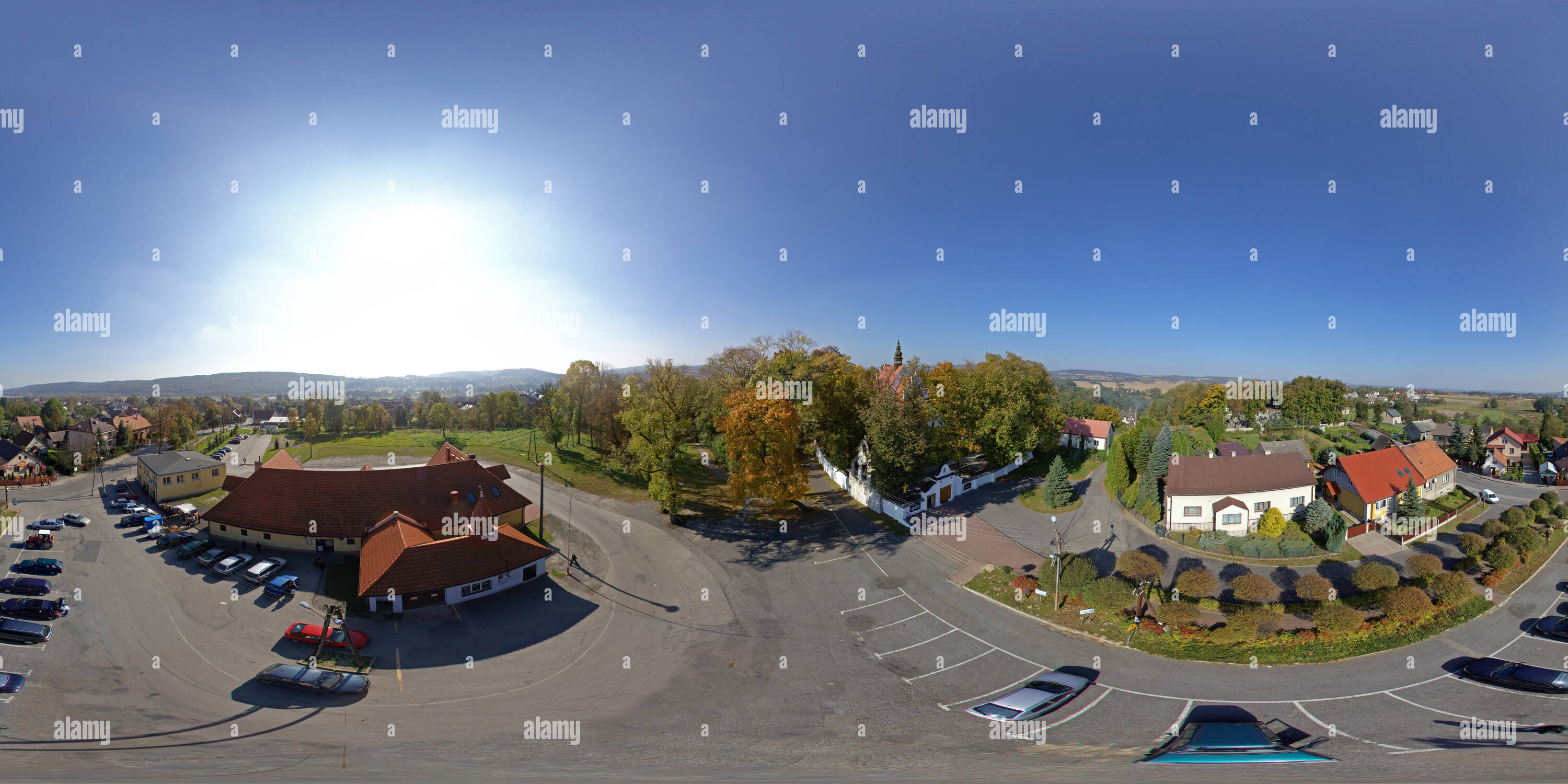 360° view of Rudawa - a bird's eye view - Alamy