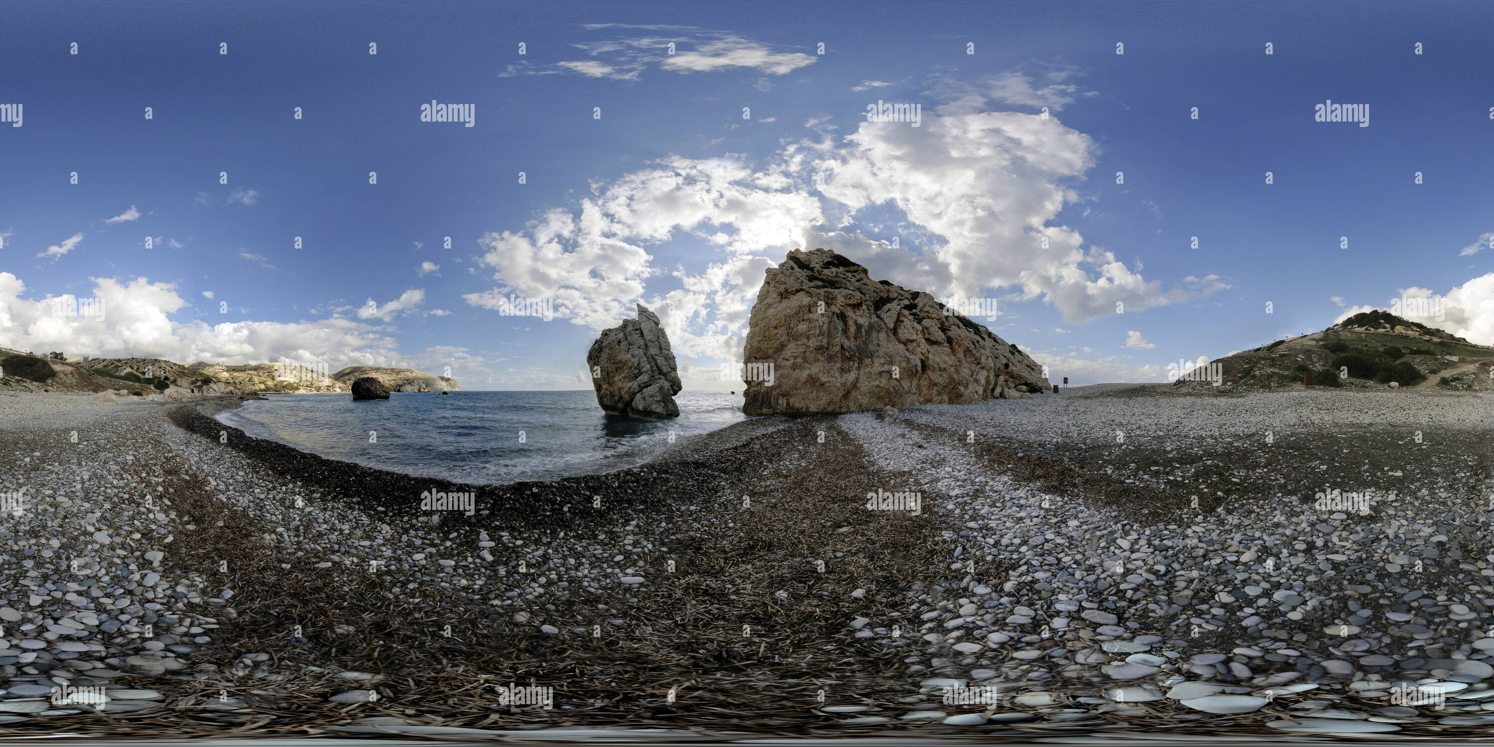 360° view of The birthplace of Venus, Cyprus - Alamy