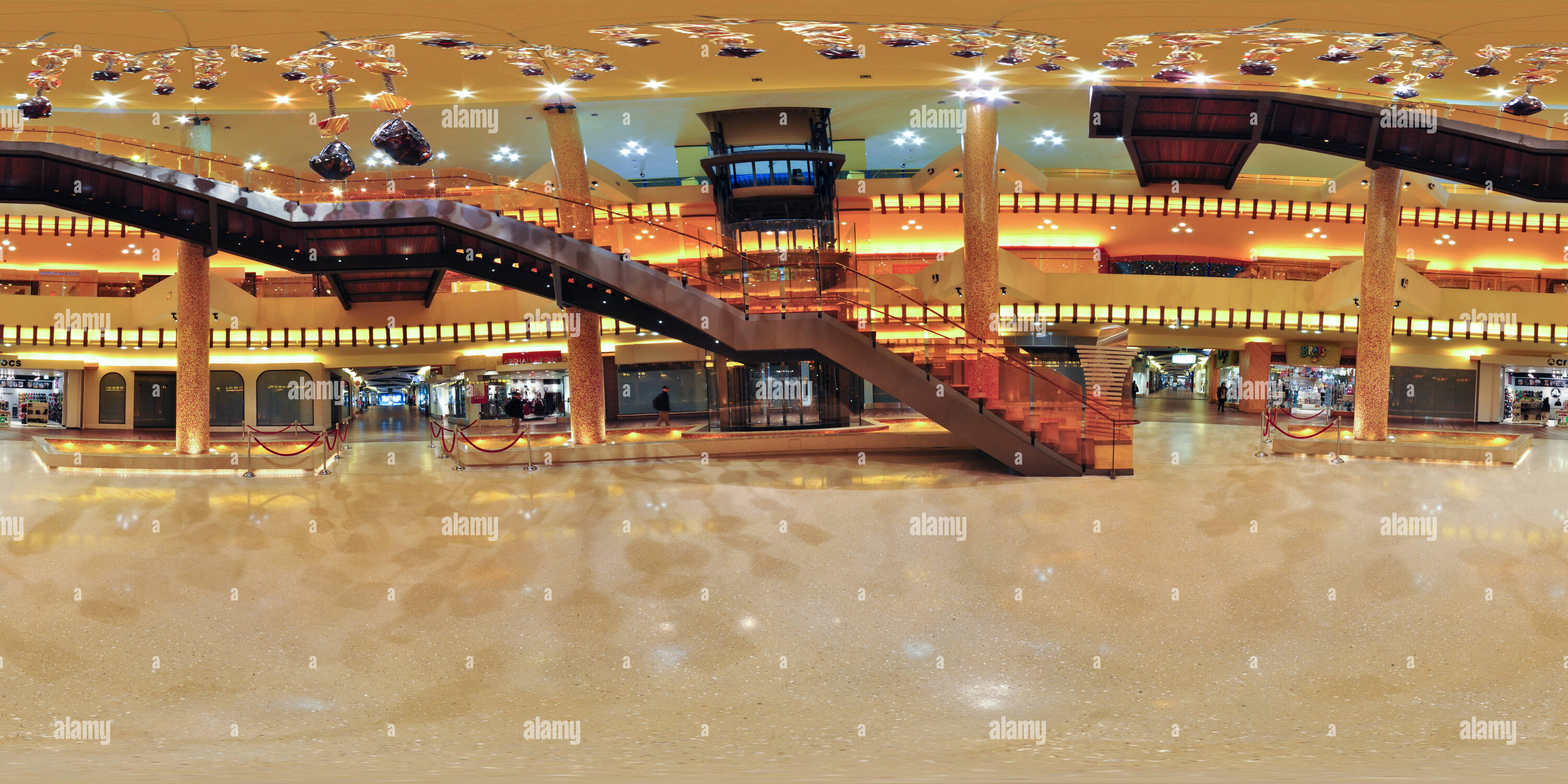 360° view of cesar palace mall 2 - Alamy