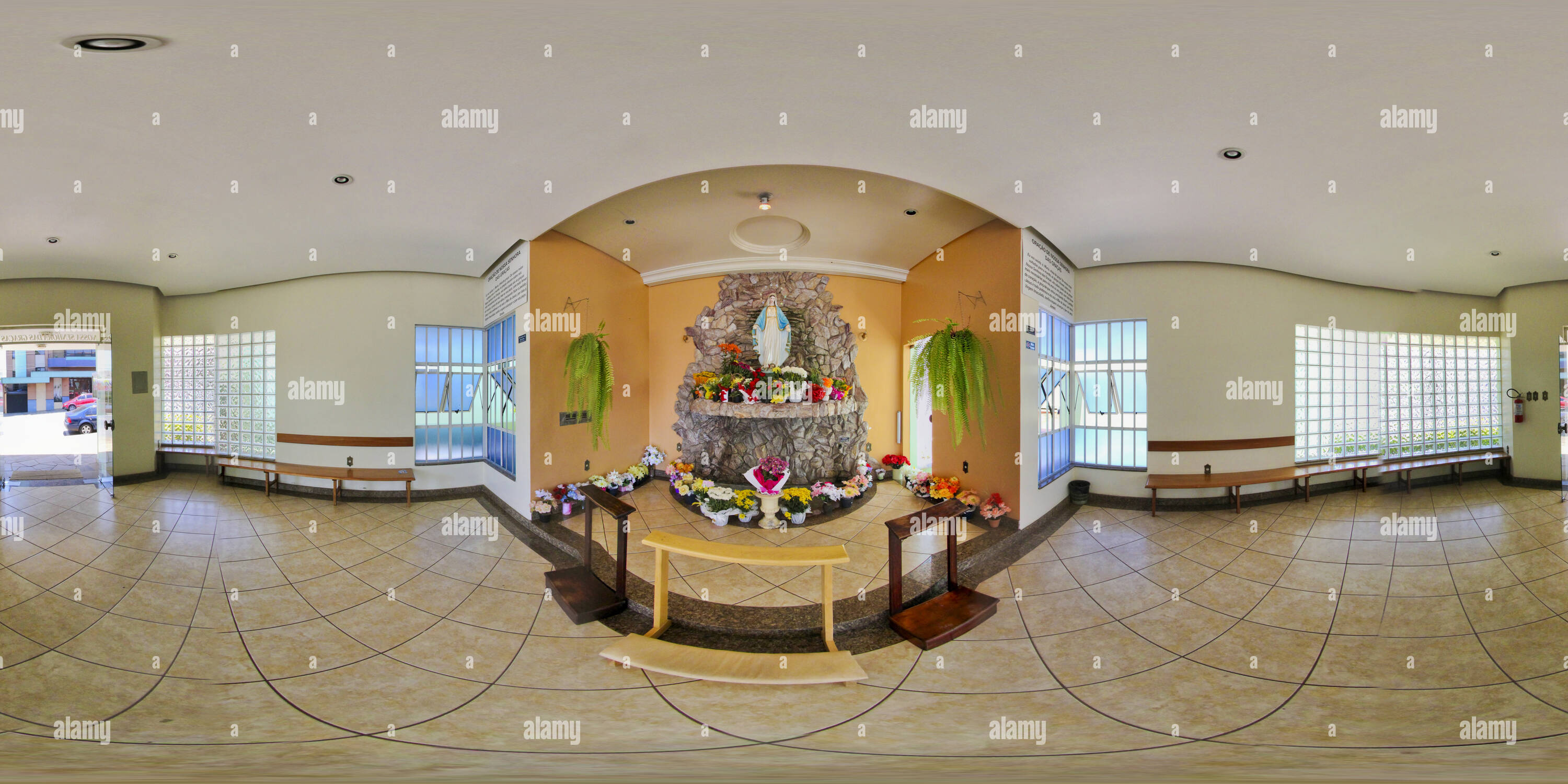 360° view of Oratório de Nossa Senhora das Graças, Santa Rosa, RS - Alamy