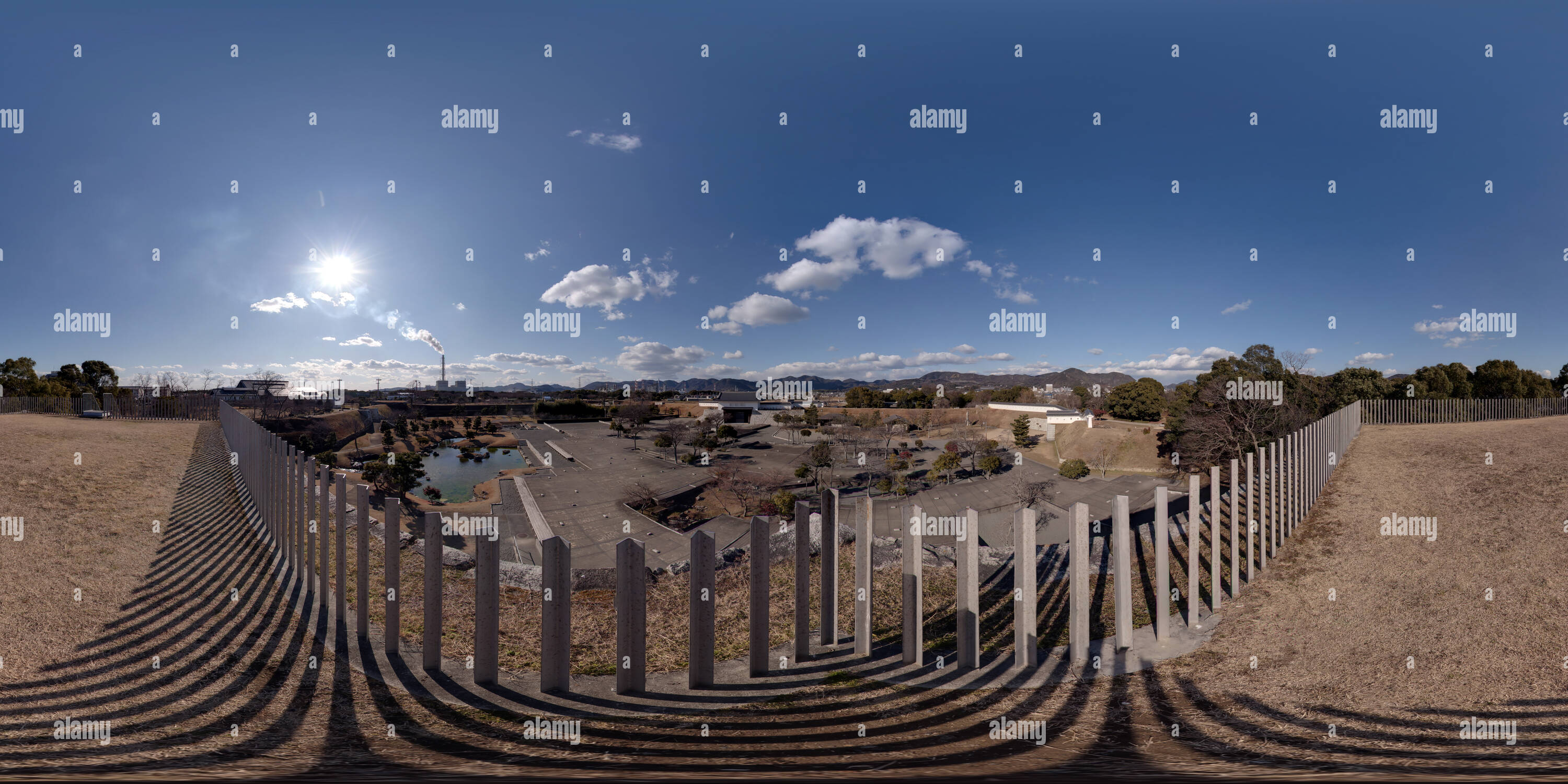 360° view of Ruin of Ako Castle - Alamy