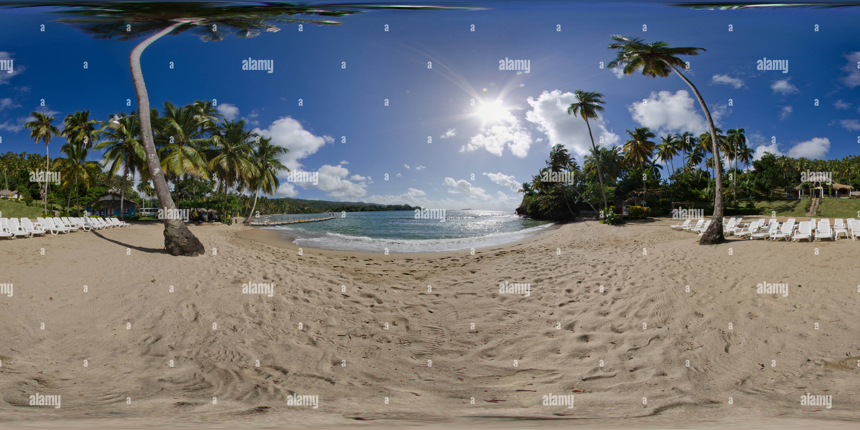 360° view of Samana, Dominican Republic - Alamy