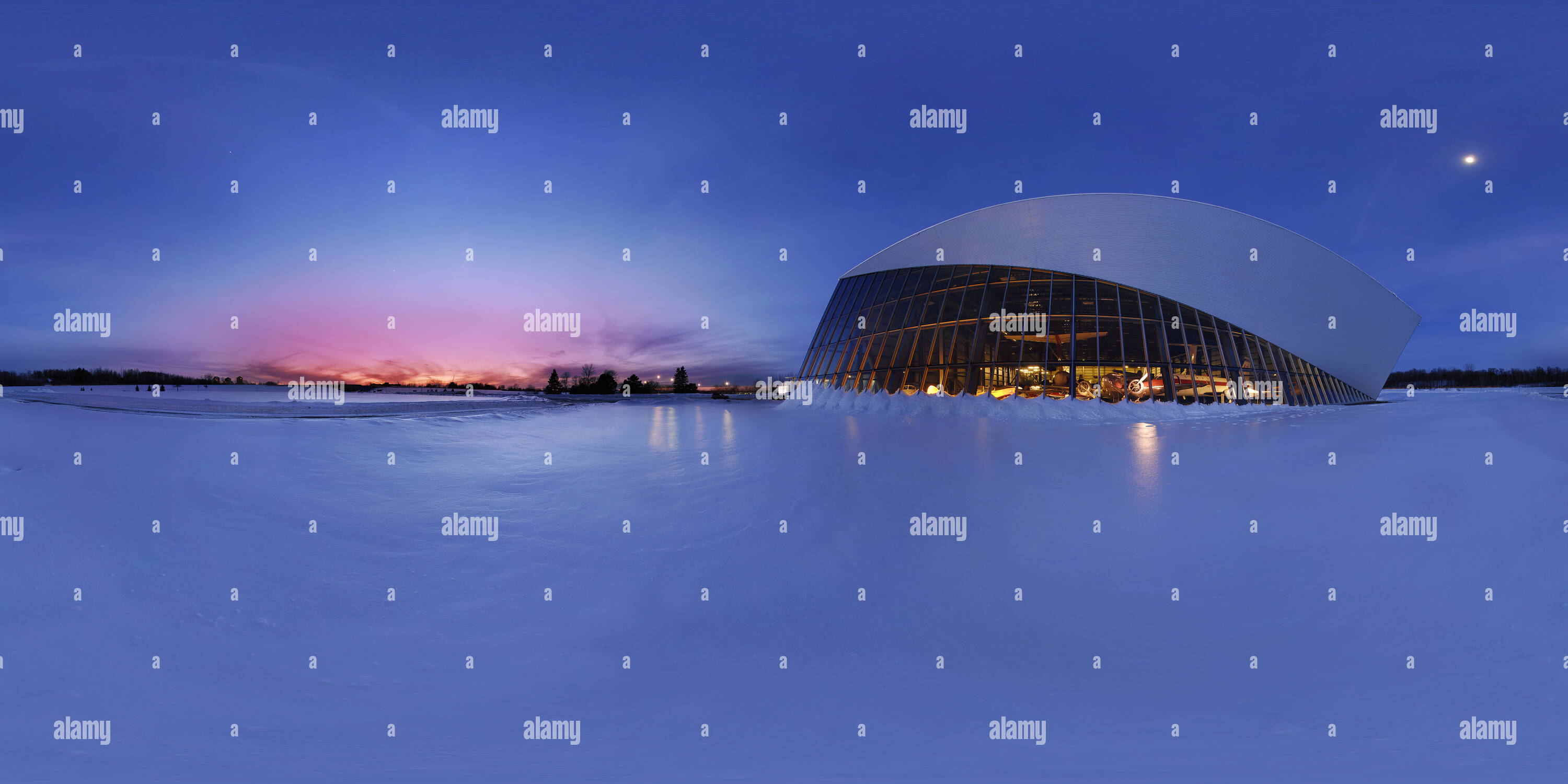 360° view of Canada Aviation and Space Museum, Ottawa - Alamy
