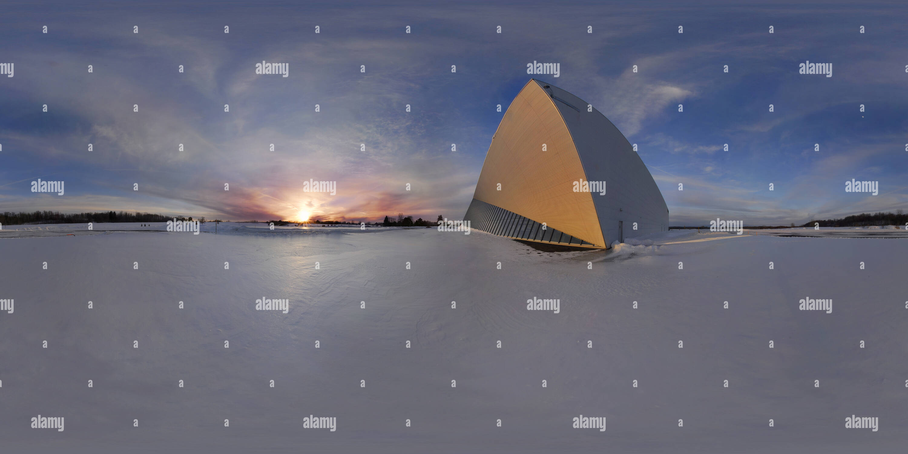 360° view of Canada Aviation and Space Museum, Ottawa - Alamy