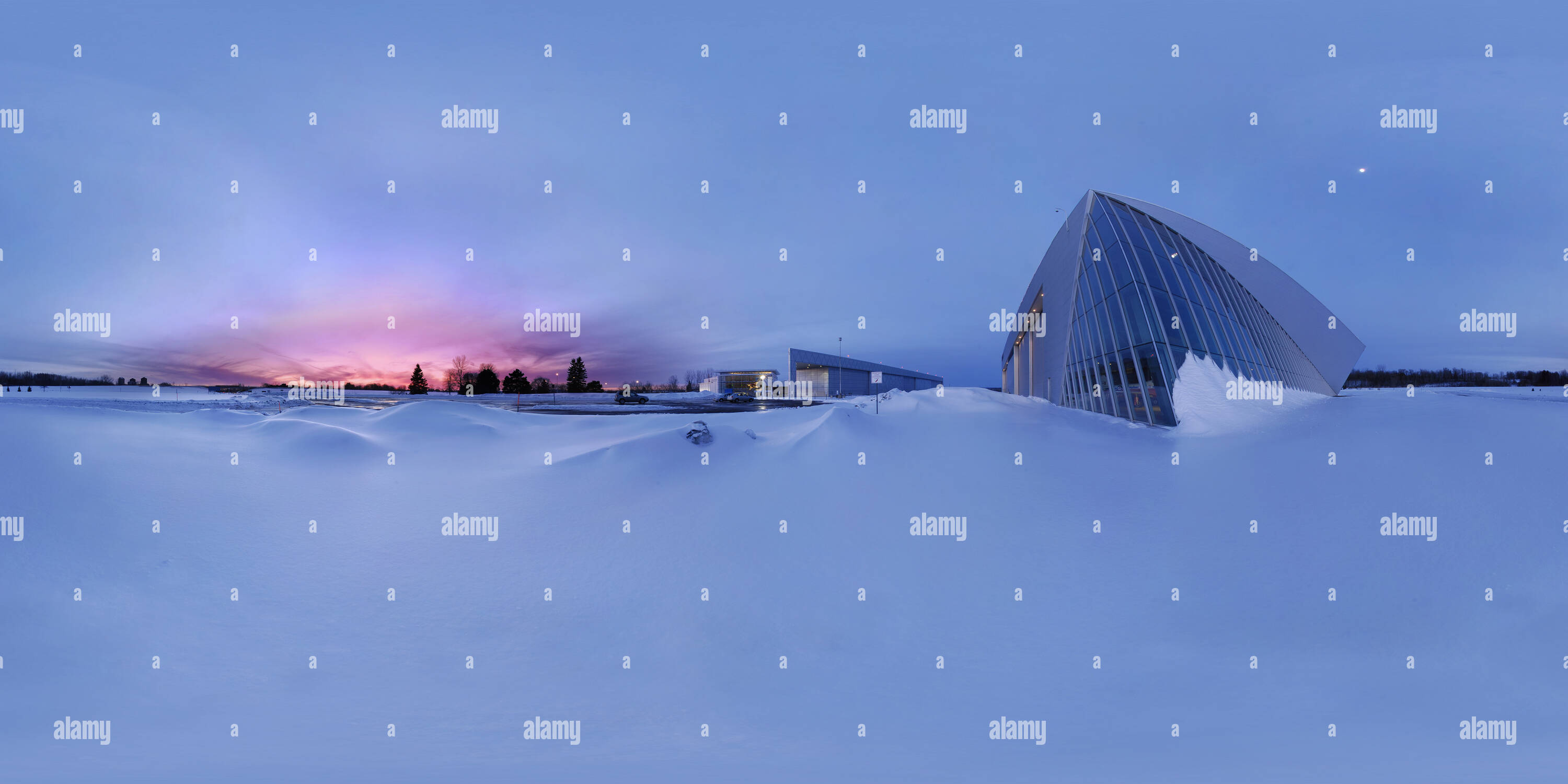 360° view of Canada Aviation and Space Museum, Ottawa - Alamy