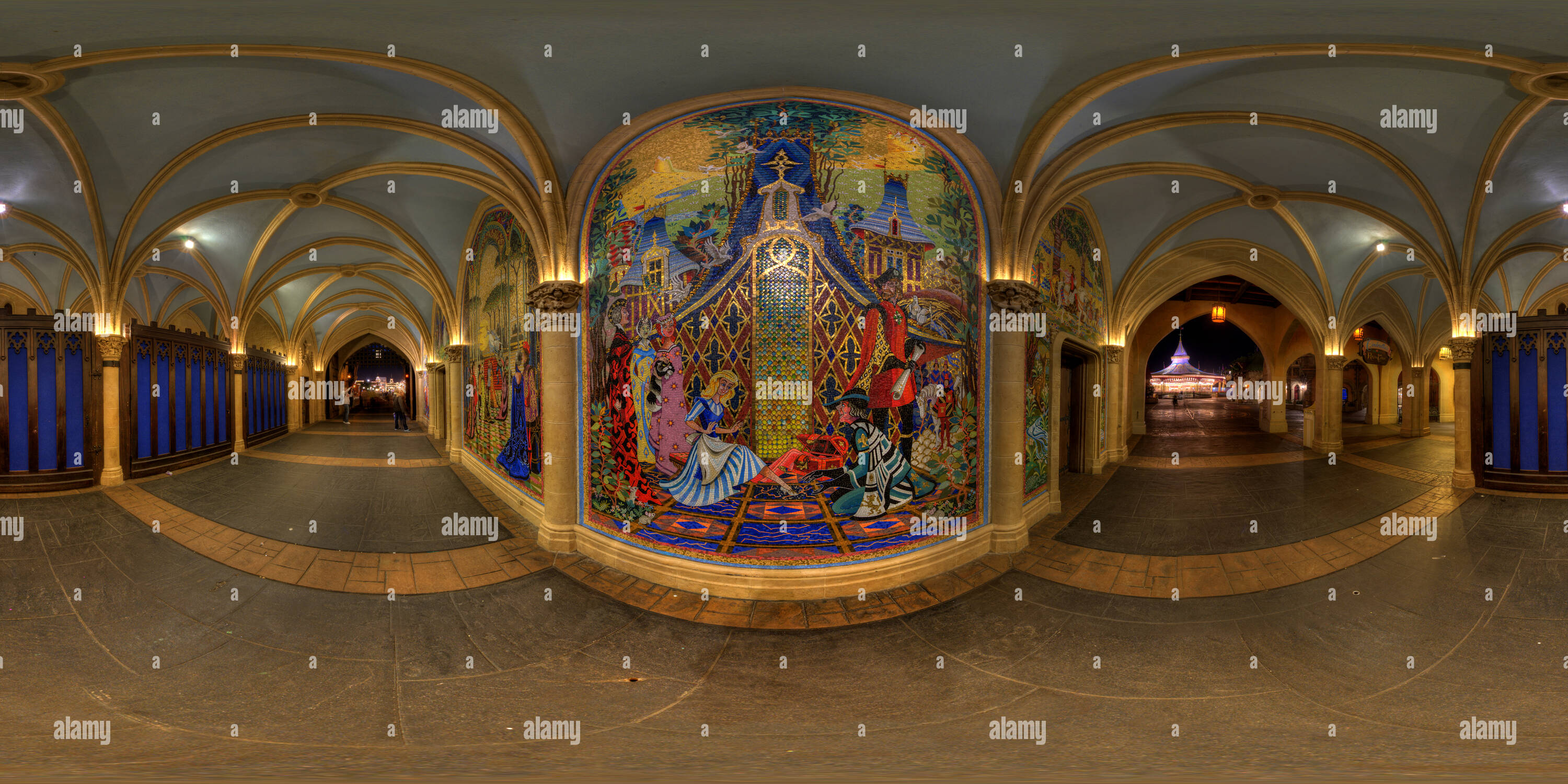 360° view of Inside the Castle - Alamy