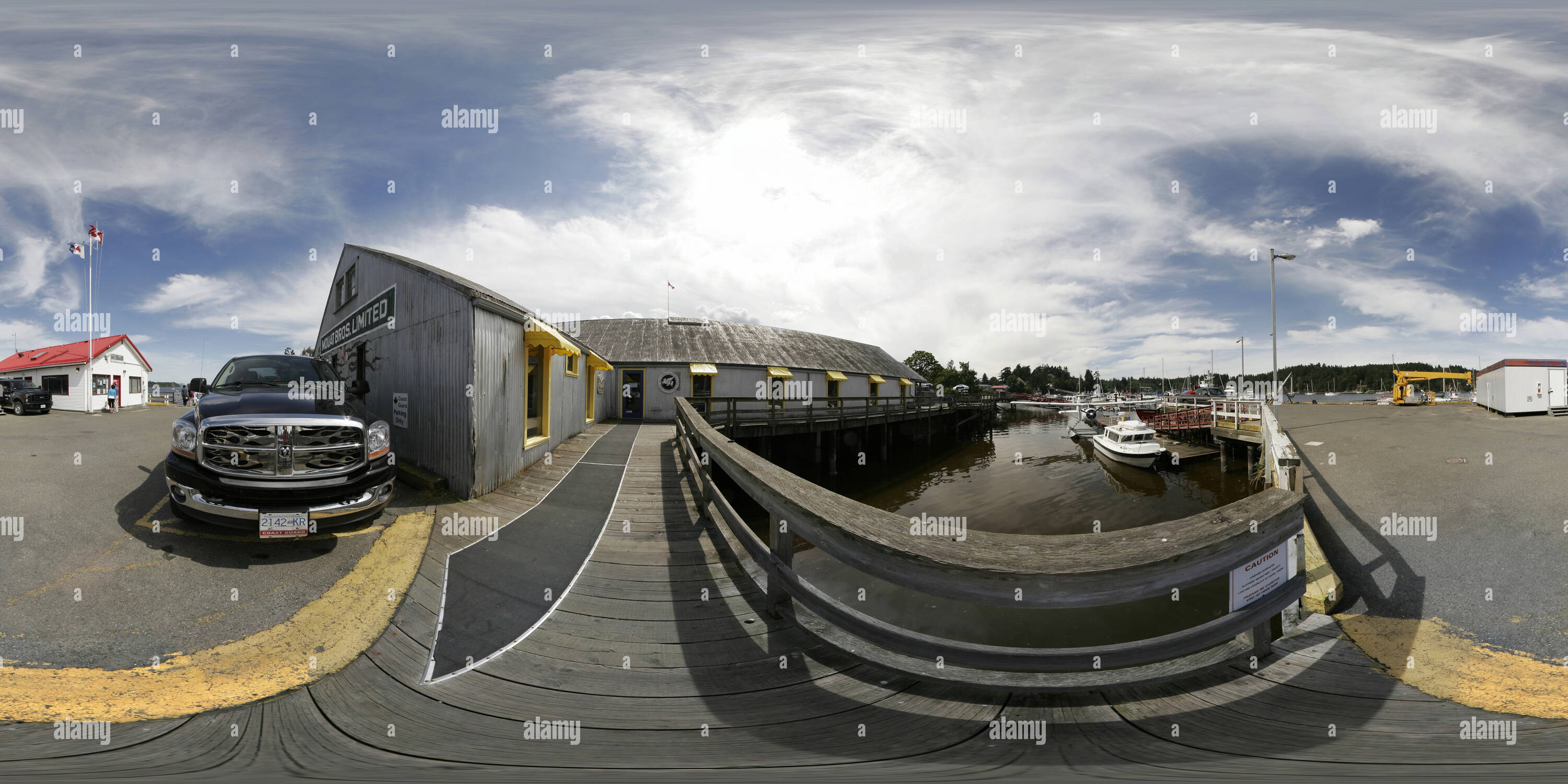 360° view of Coast Guard Dock, Ganges, Salt Spring Island, British ...