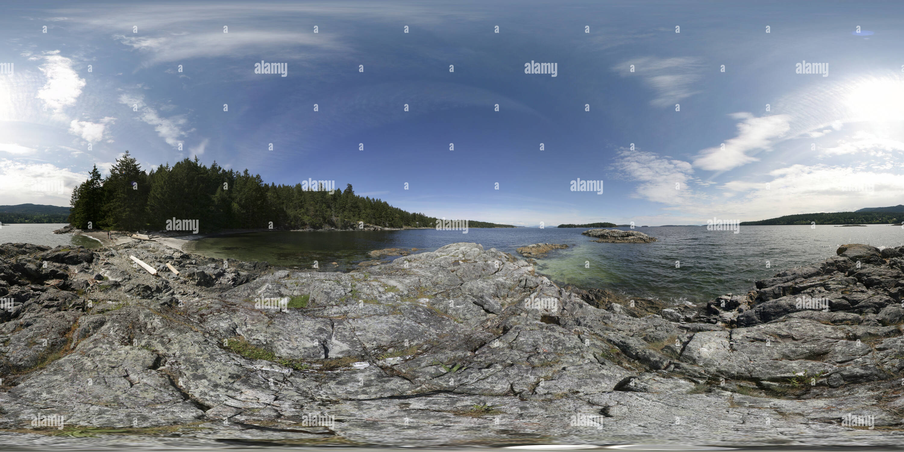 360° view of The Beach at the Indian Reserve, Tsawout First Nation ...
