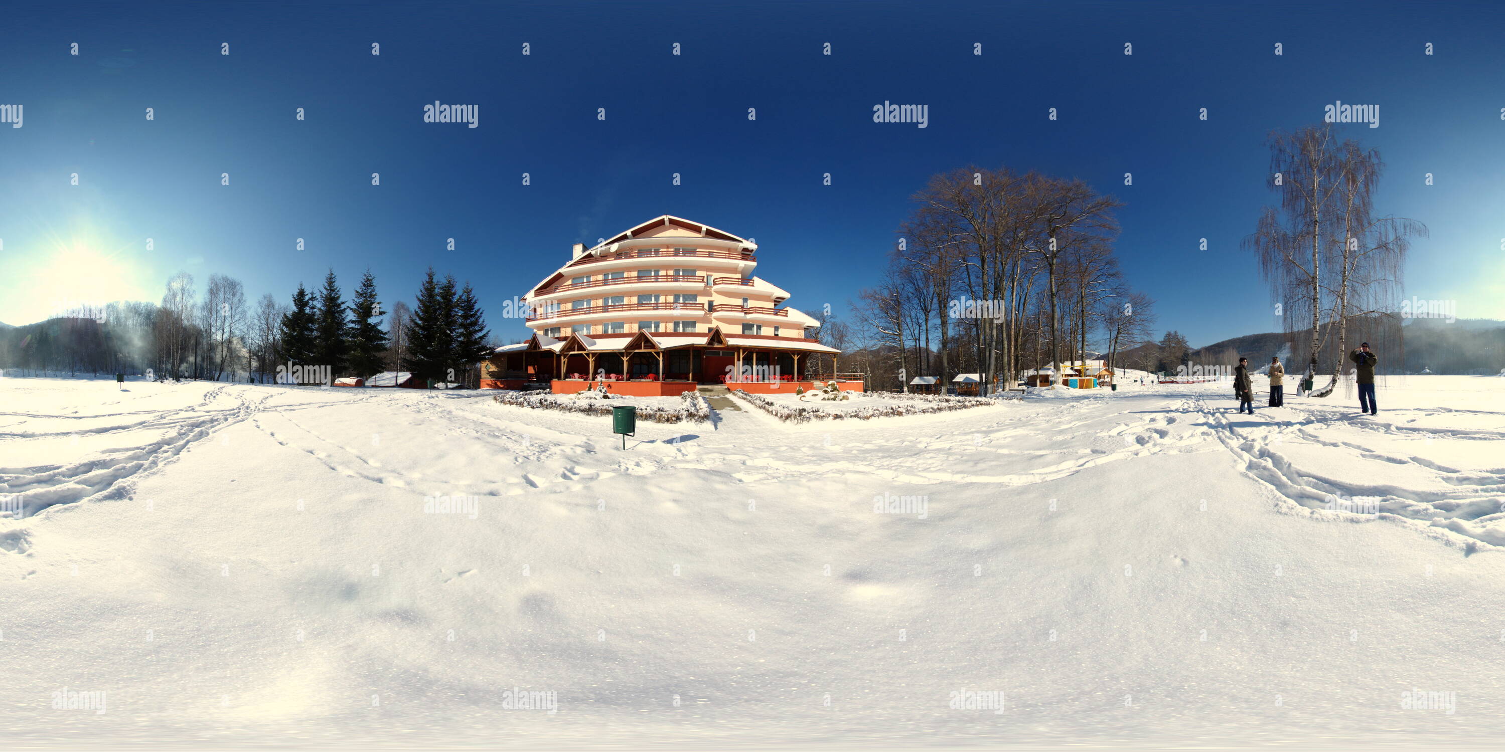360° view of Mogosa Hotel, Baia Sprie, Romania - Alamy