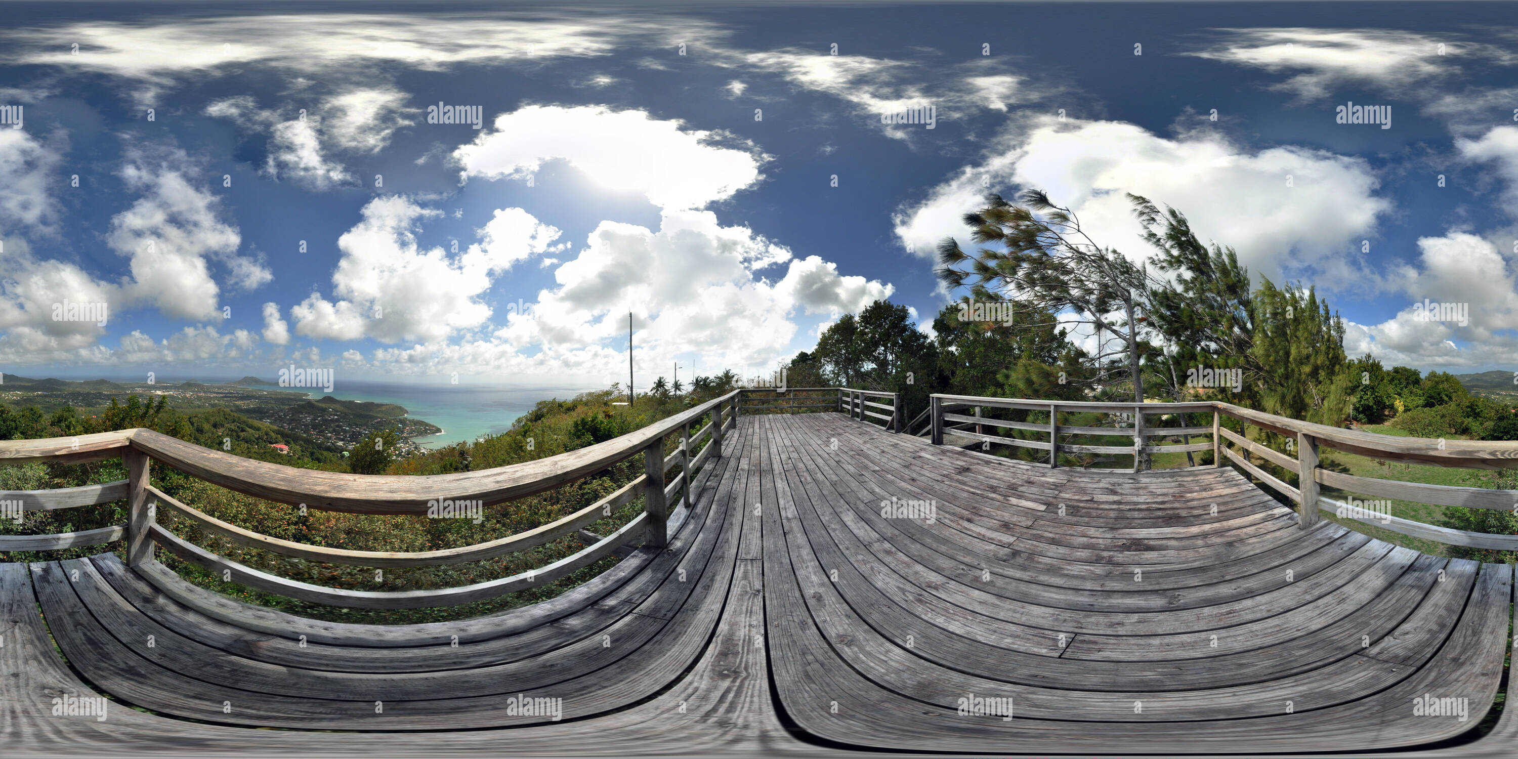 360° view of Mount Le Blanc, Laborie - Alamy