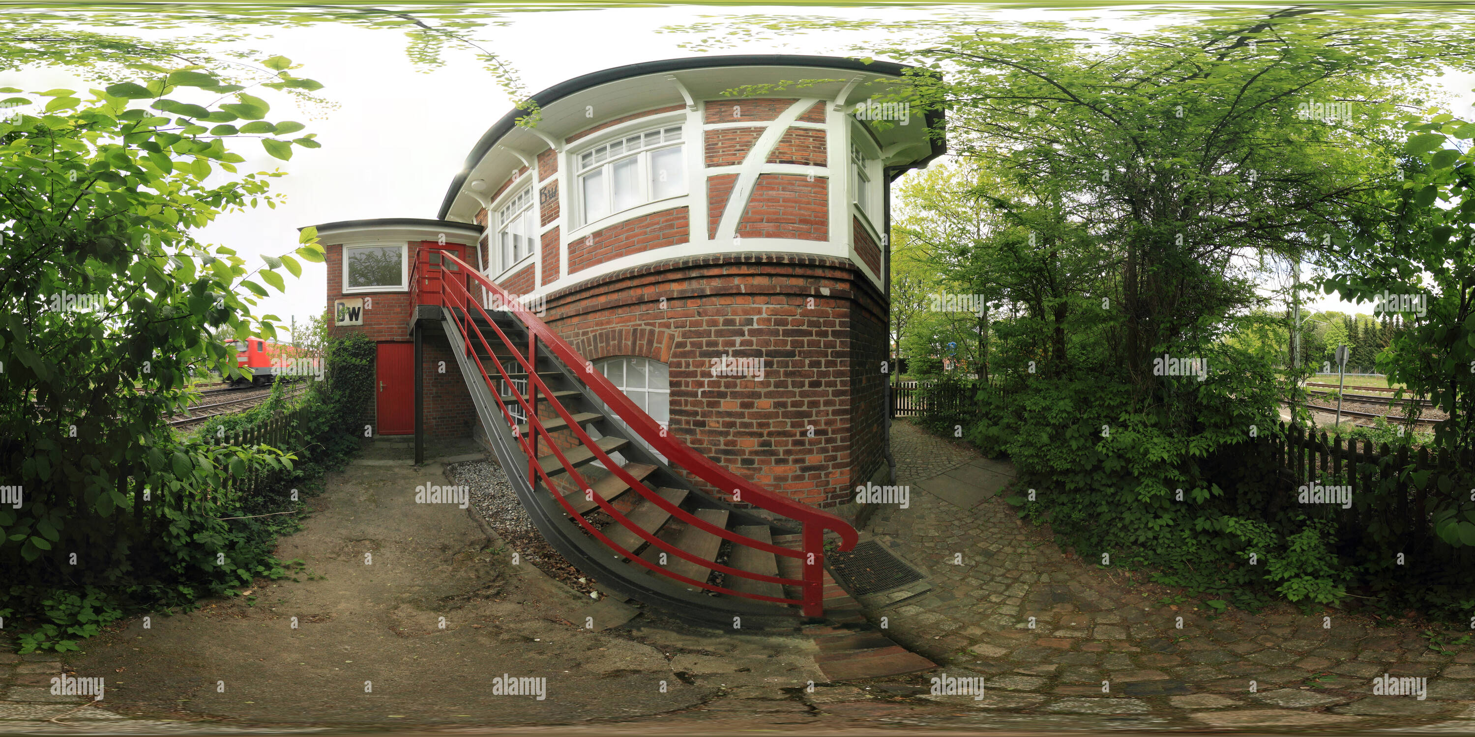 360° view of Altes Stellwerk In Bargteheide 04 - Alamy