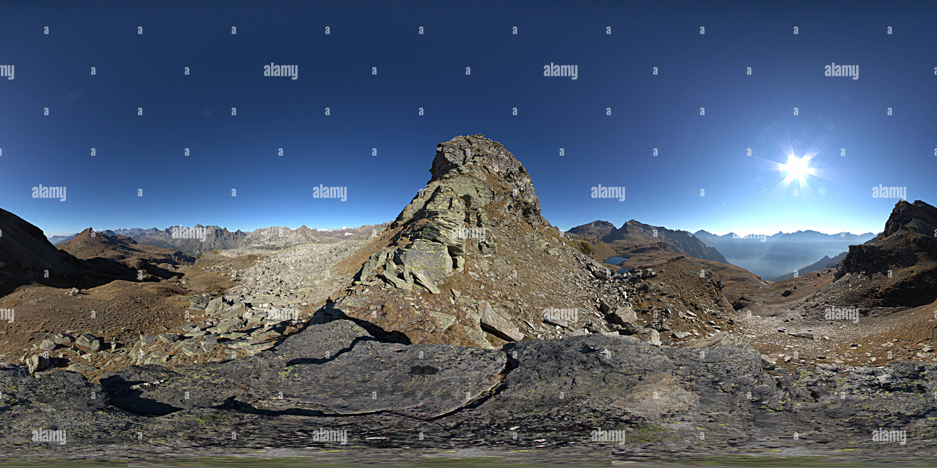 360° view of Bocchetta Della Valle - Alamy