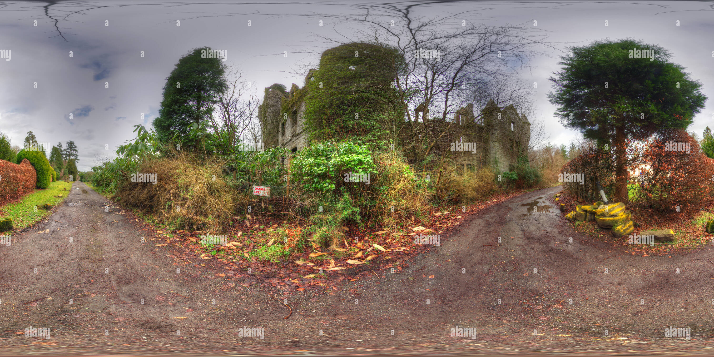 360° view of Buchanan Castle , Drymen , Scotland - Alamy