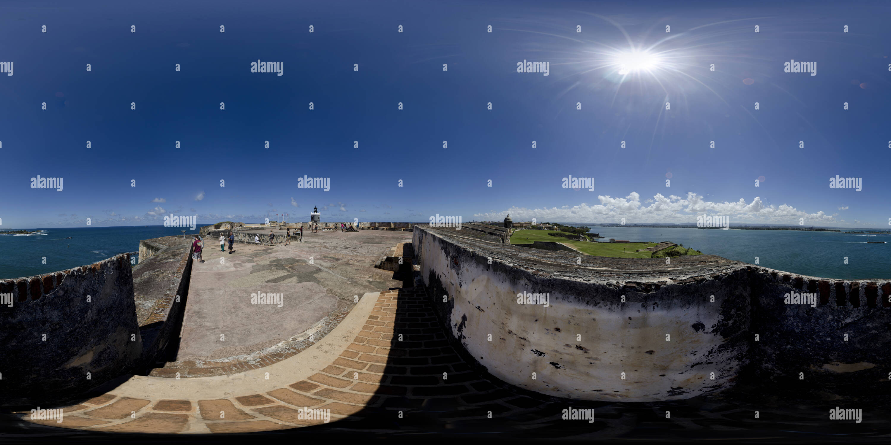 360° view of EL MORRO CASTLE (2 - Alamy