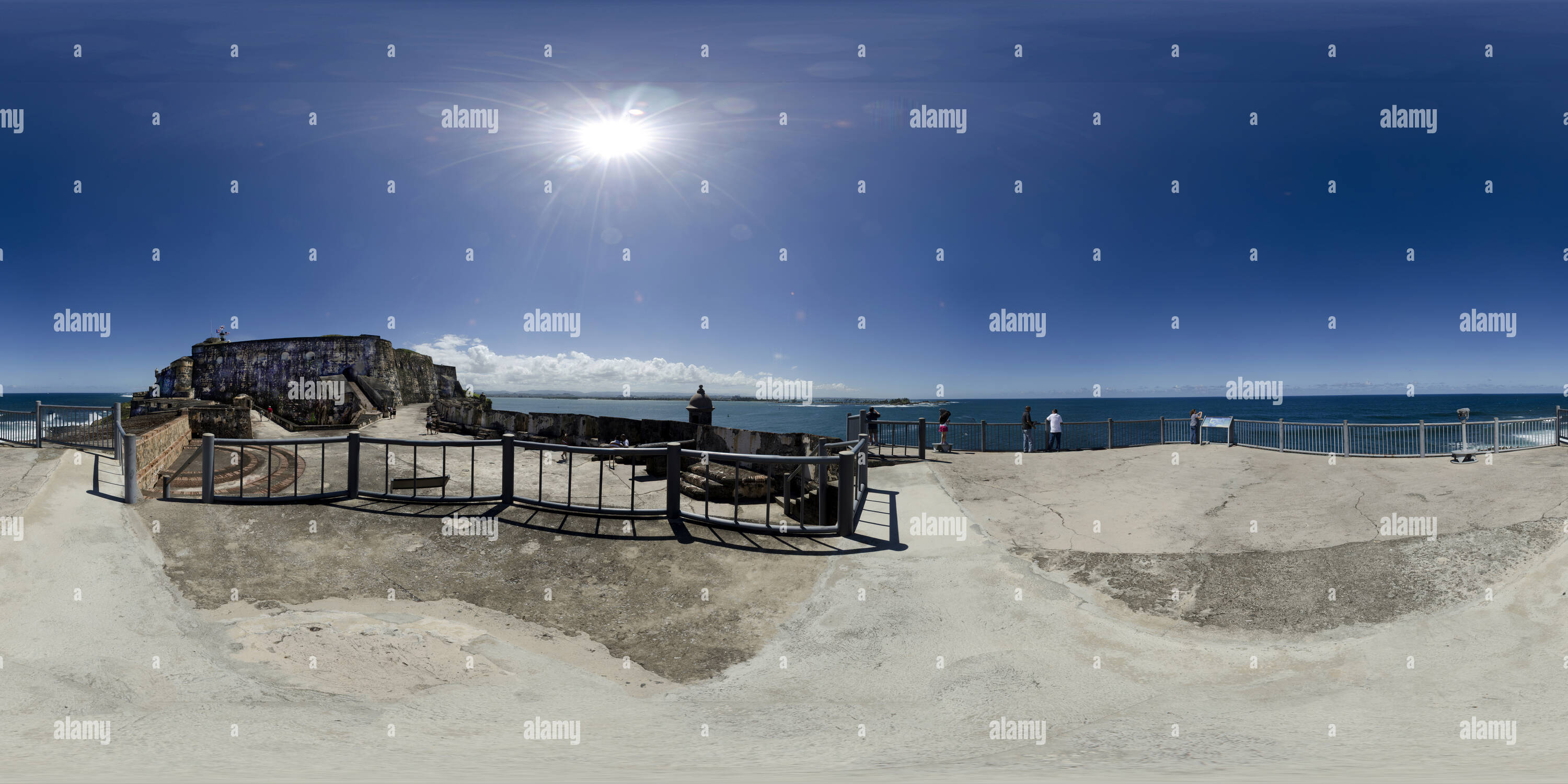 360° view of EL MORRO CASTLE (3 - Alamy
