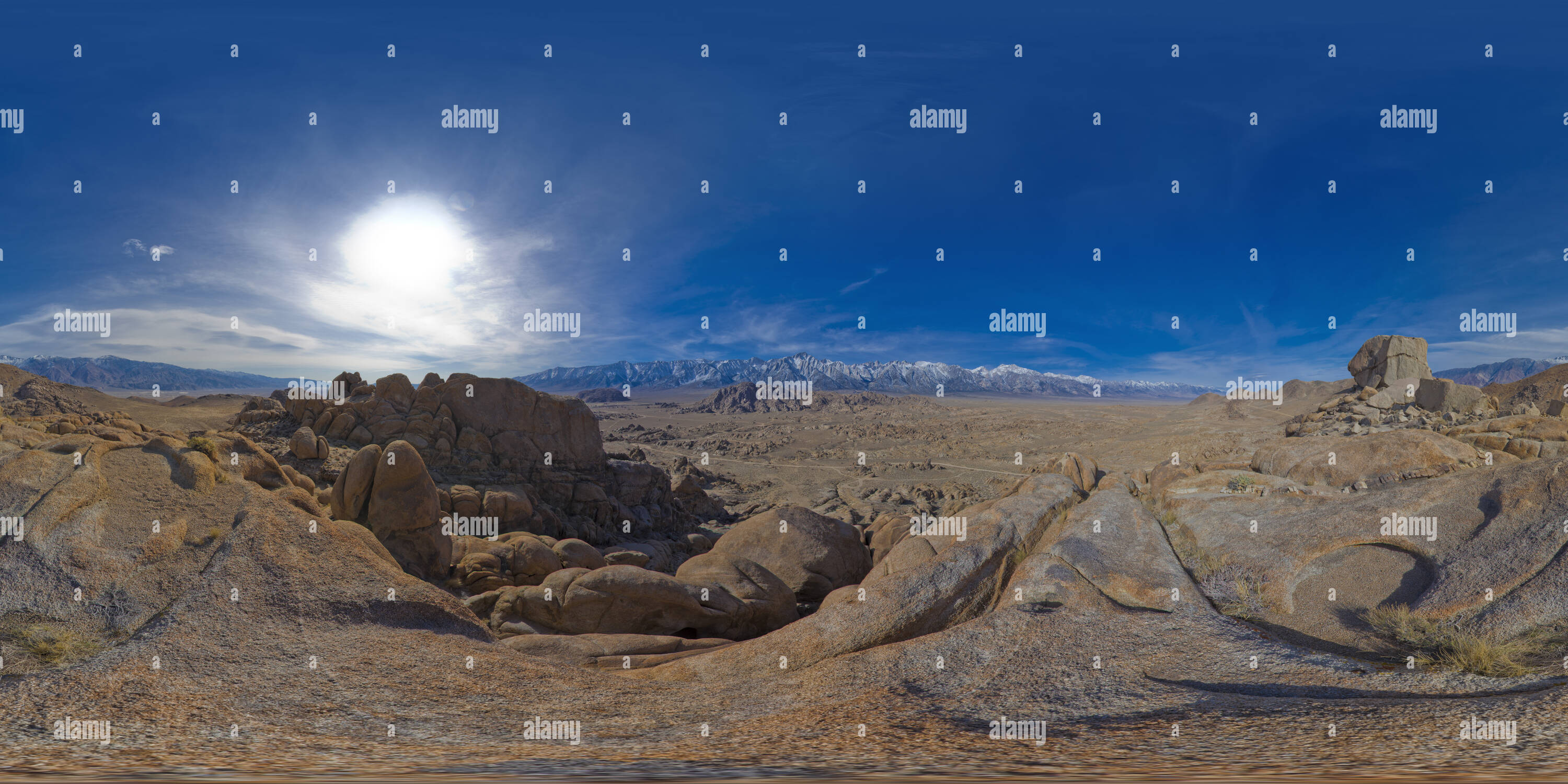 360° view of Alabama Hills 05 - Alamy