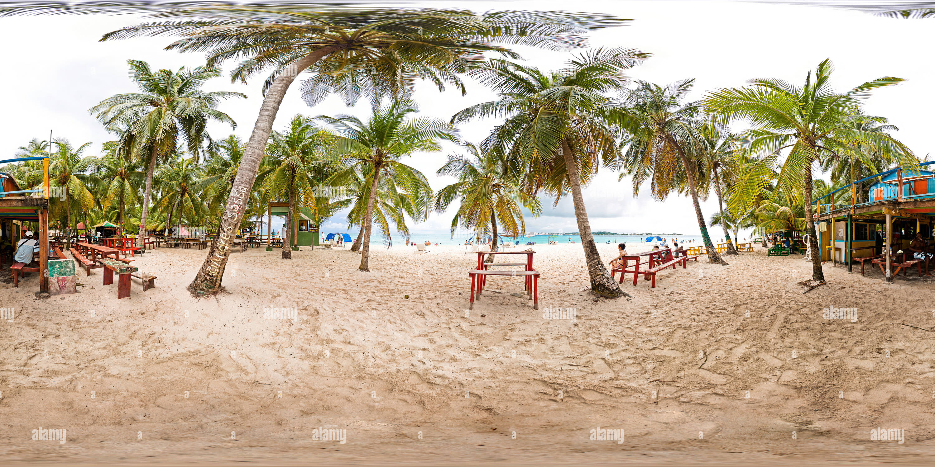 360° view of Isla de Jhonny Cay - San Andrés - Alamy