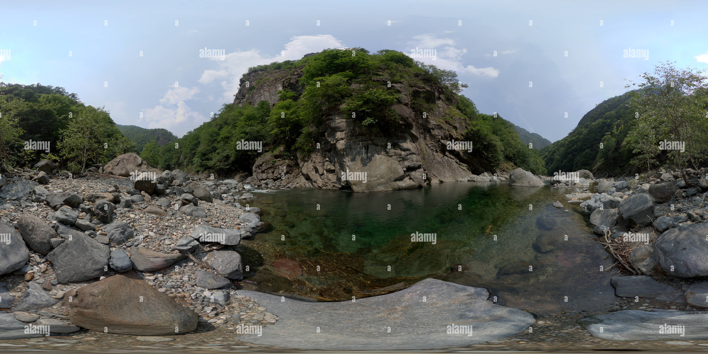 360° view of Lake in Rio Valgrande - Alamy