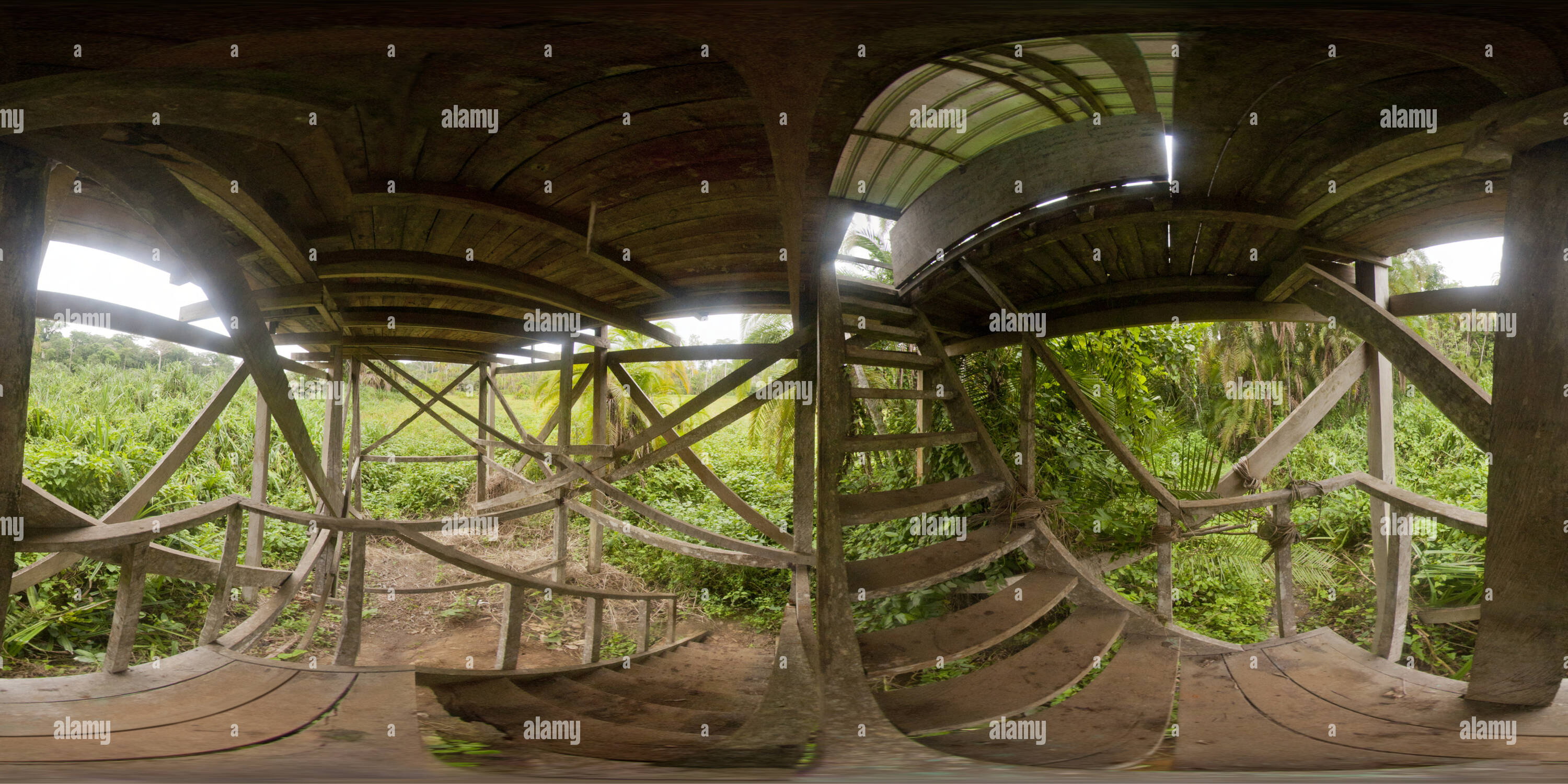 360° view of Under The Observation Hut - Alamy