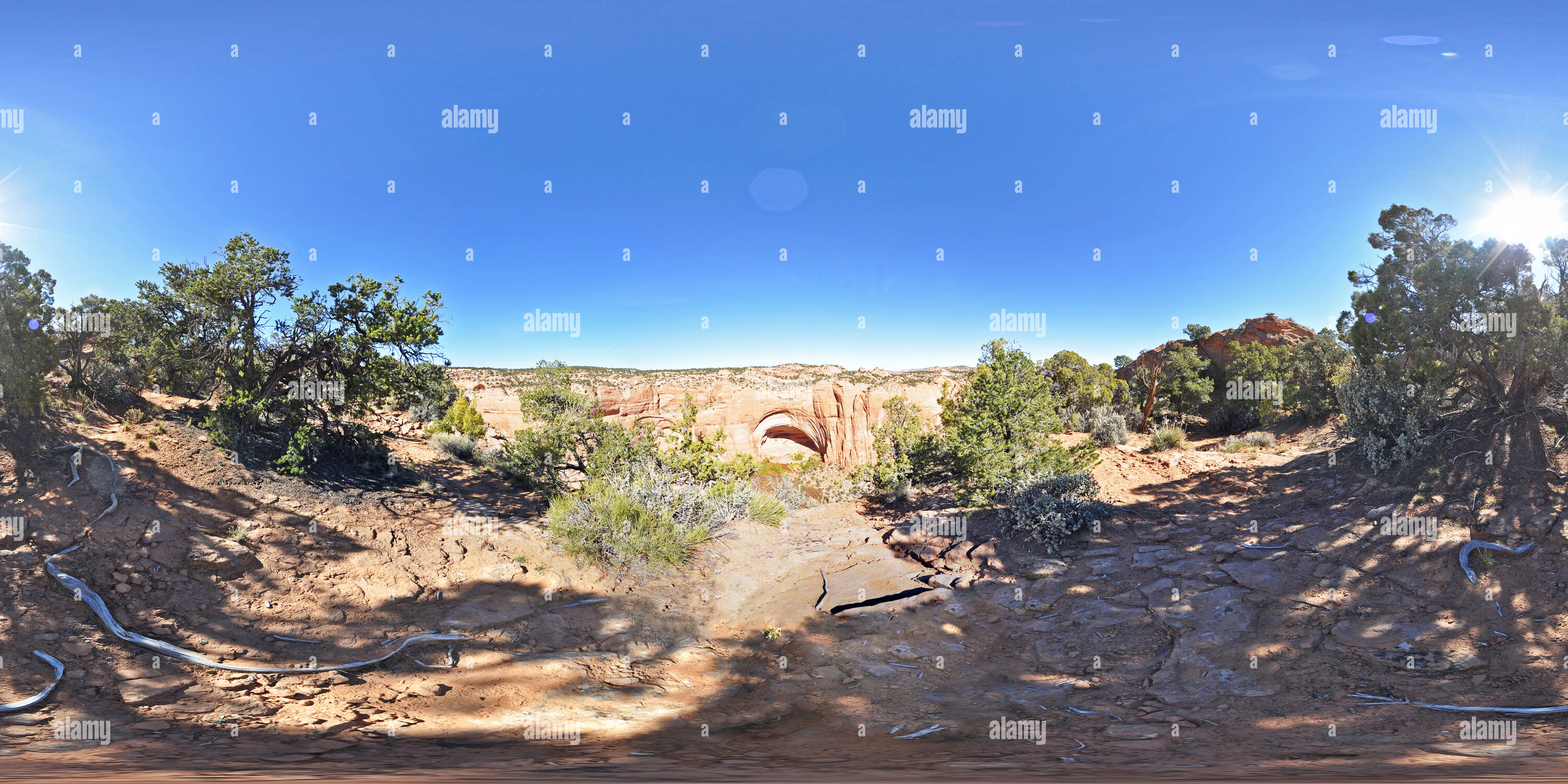 360° view of USA, ARIZONA, NATIONAL MONUMENT, NAVAJO MONUMENT 01 - Alamy