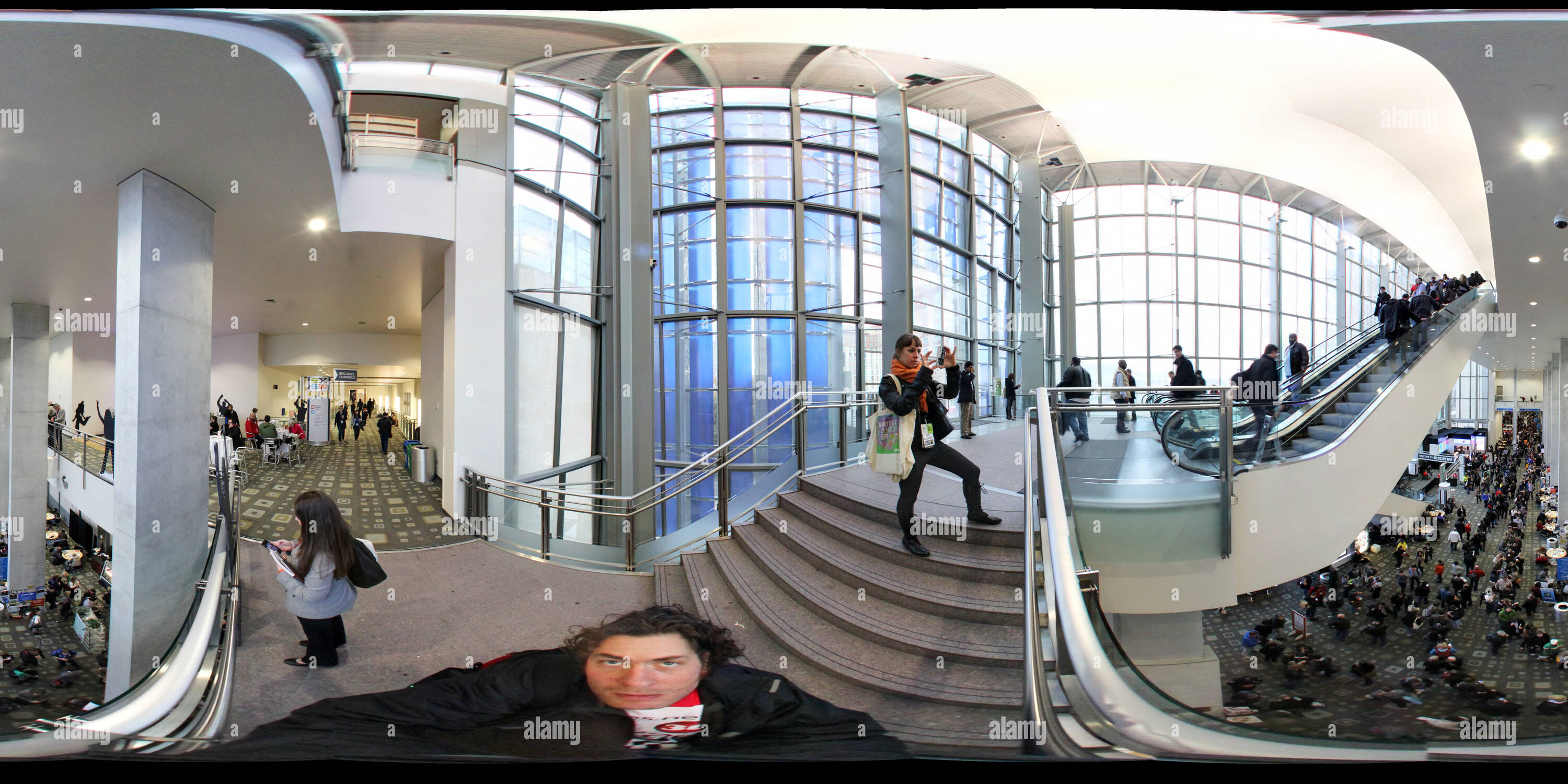 360° view of SXSW 2012 - Inside Austin Convention Center - 5 - Alamy