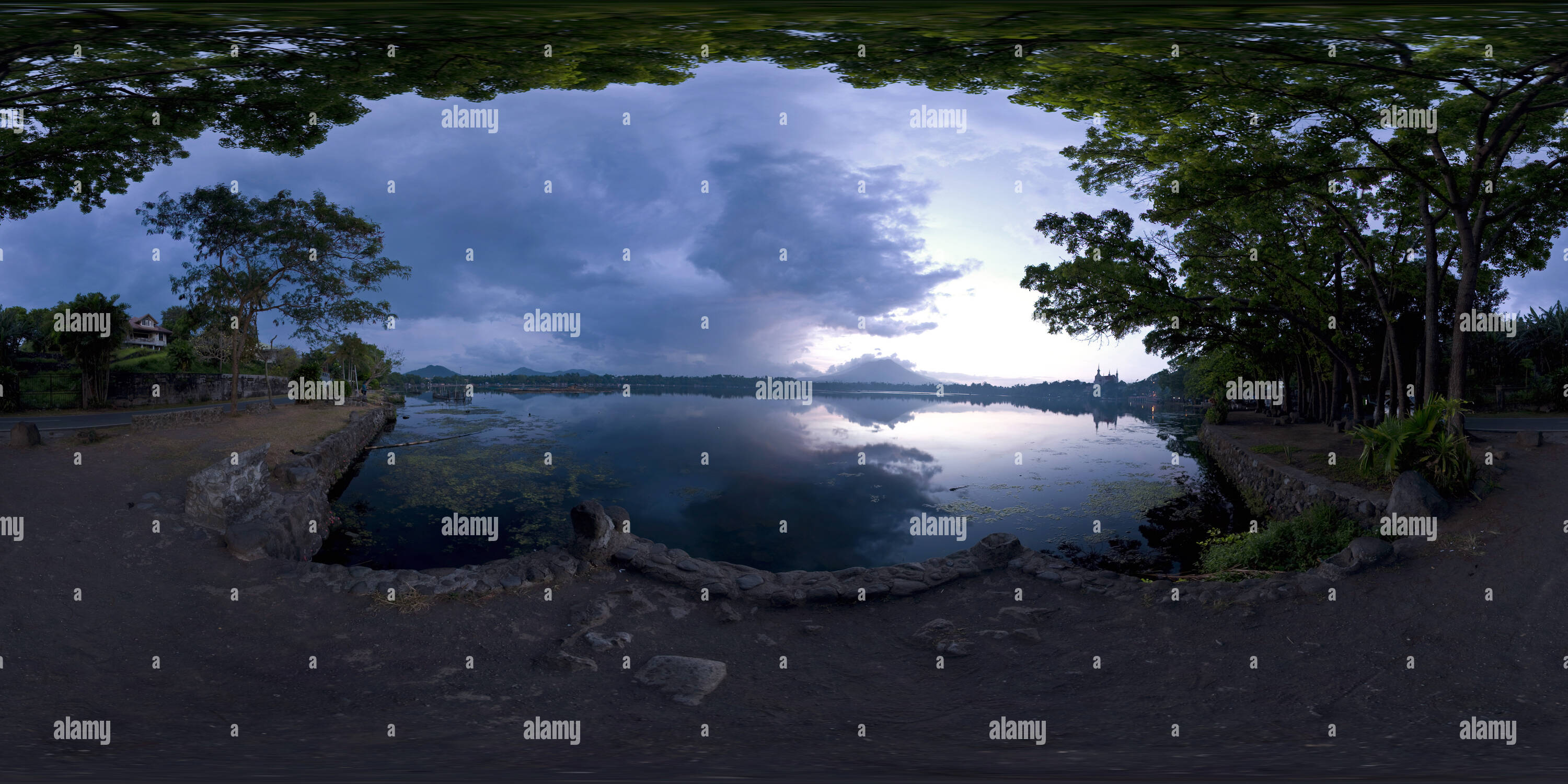360° view of Sunrise3 At Sampaloc Lake San Pablo Laguna - Alamy